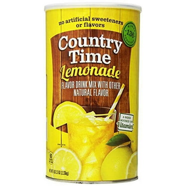Country Time Lemonade Drink Mix, 82.5 oz Canister, No Artificial ...