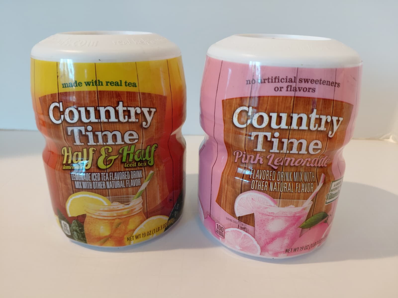 Country Time Half and Half Iced Tea Lemonade and Pink Lemonade Drink ...