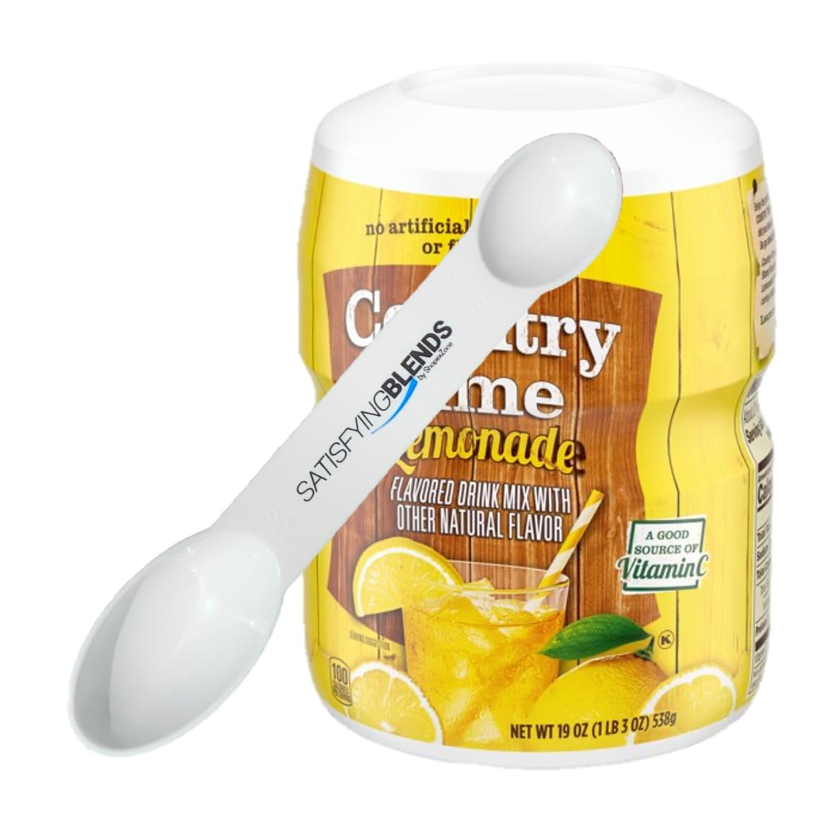 Country Time Lemonade Drink Mix Bundle with Measuring Spoon 2 in 1 Tbsp ...