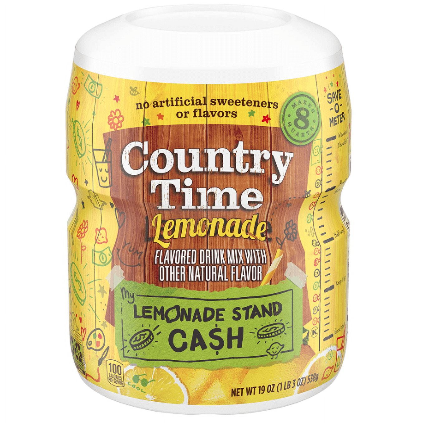 Country Time Lemonade Naturally Flavored Powdered Drink Mix 12 Count 19 ...