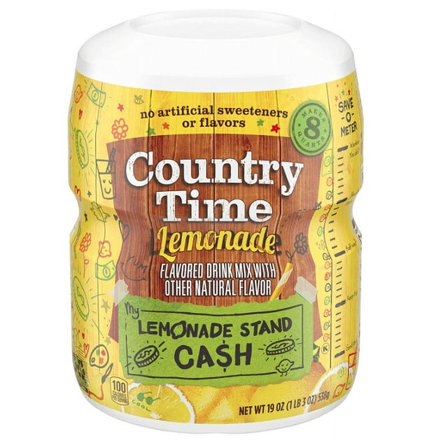 Country Time Lemonade Naturally Flavored Powdered Drink Mix 12 Count 19 ...