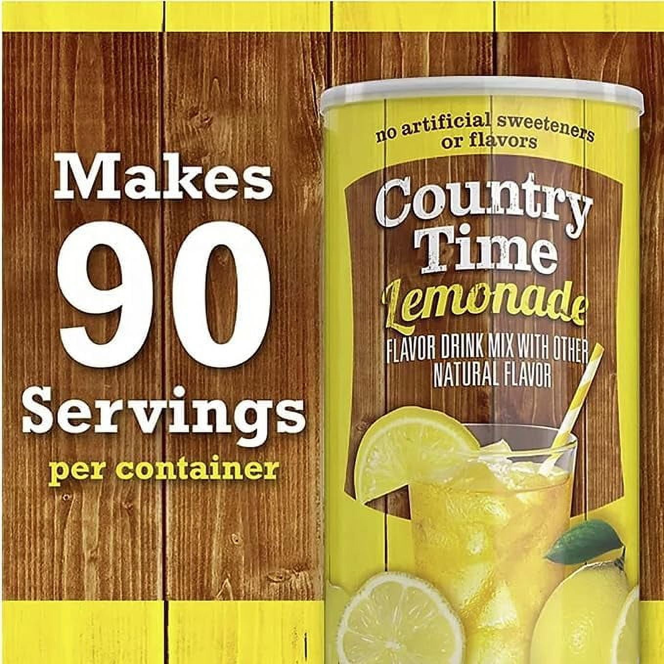 Country Time Lemonade Powder Drink Mix, 82.5 OZ (Pack of 1) - Walmart.com