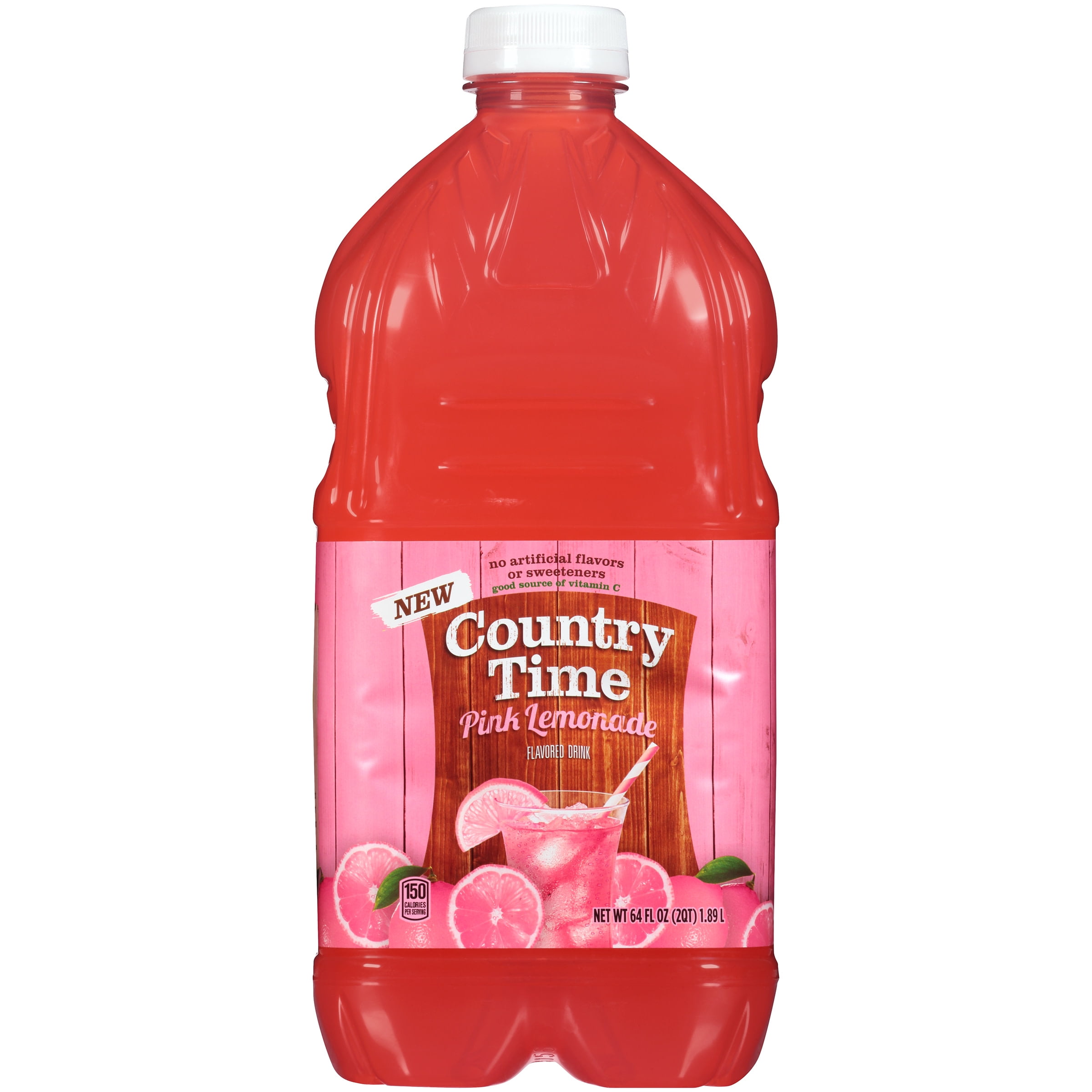 Country Time Pink Lemonade Naturally Flavored Drink, 64 fl oz Bottle ...