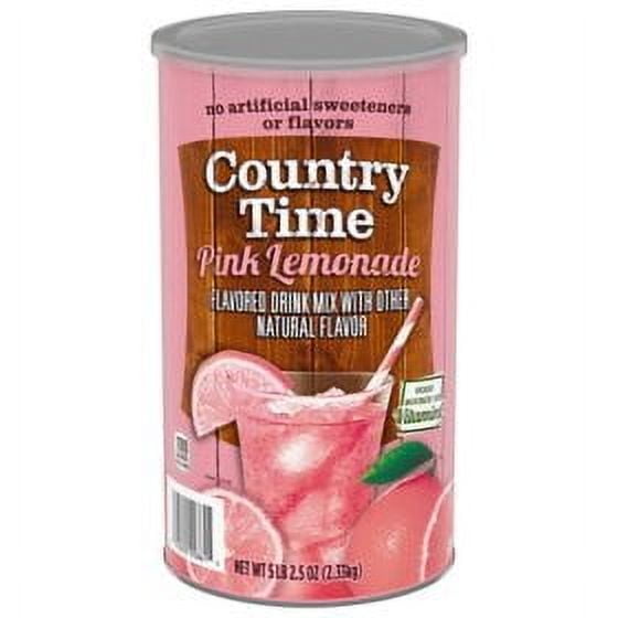 Country Time Pink Lemonade Naturally Flavored Powdered Drink Mix 5.16 ...