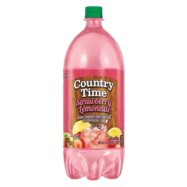Country Time Strawberry Lemonade Fruit Juice, 2 Liter Liquids, Shelf ...