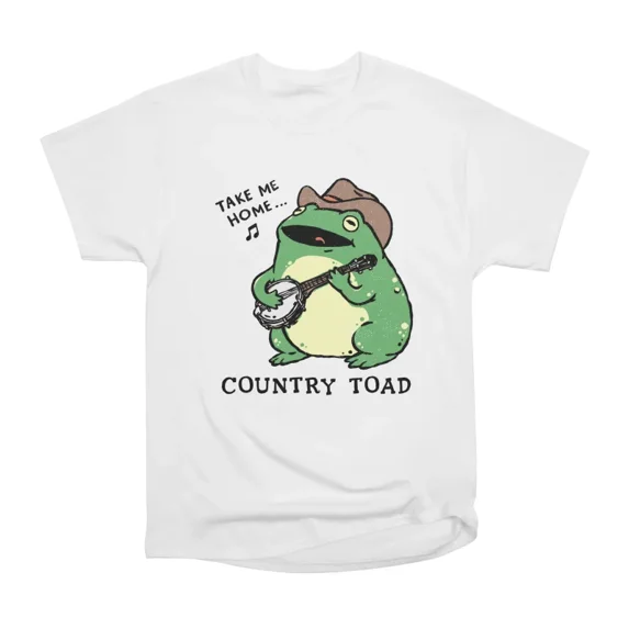 Country Toad T-Shirt Tee Gift For Him Merch For Her Apparel For Friend ...