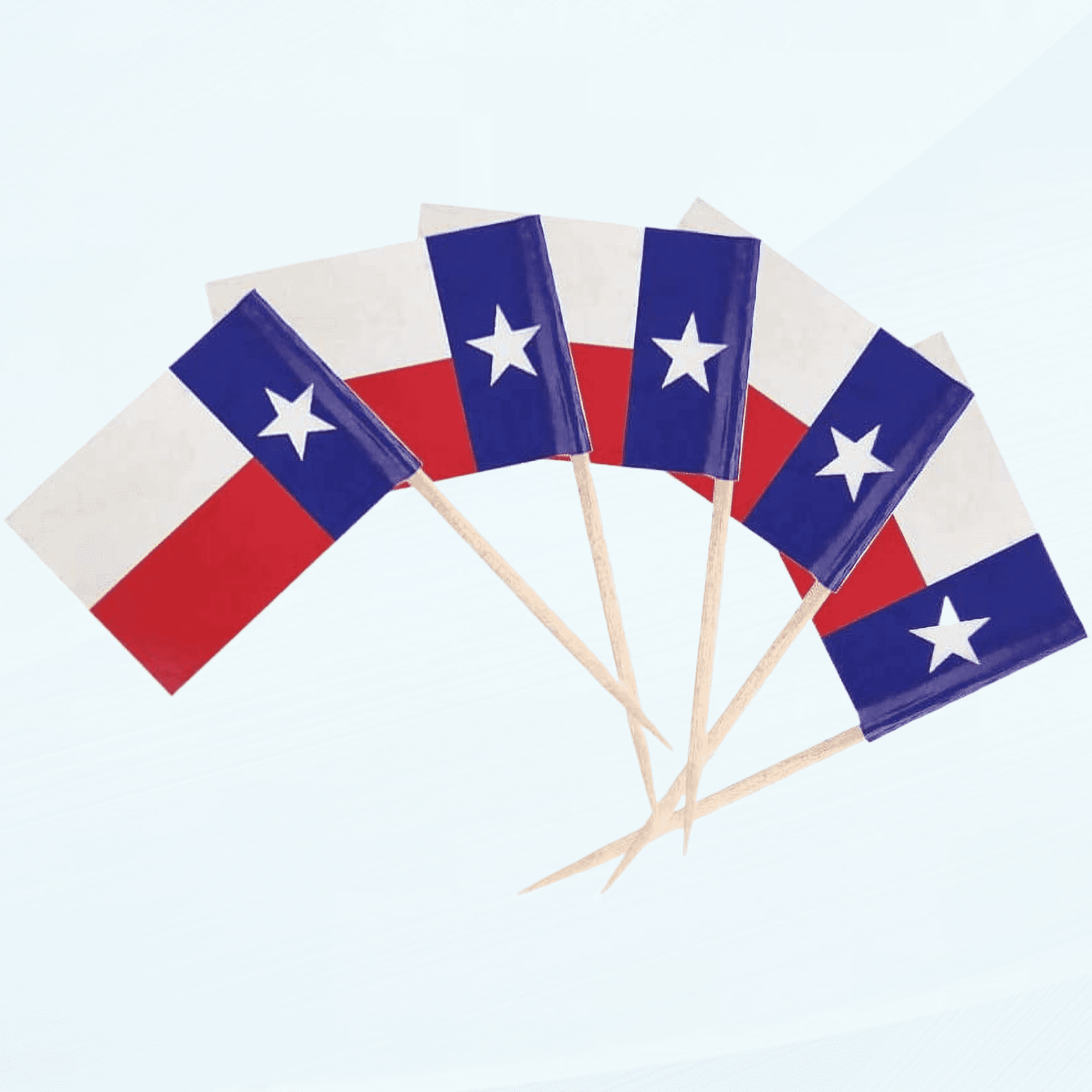 Country Toothpick Flag, Texas Flags, 100 Pcs Cupcake Toppers Flag ...