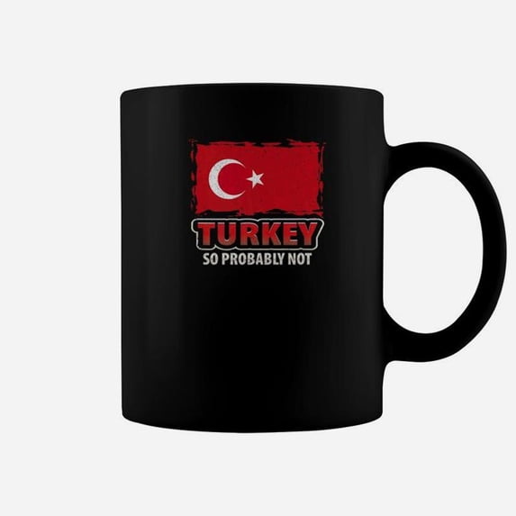 Country Turkey Back Turkish Flag Design Coffee Mug - Walmart.com
