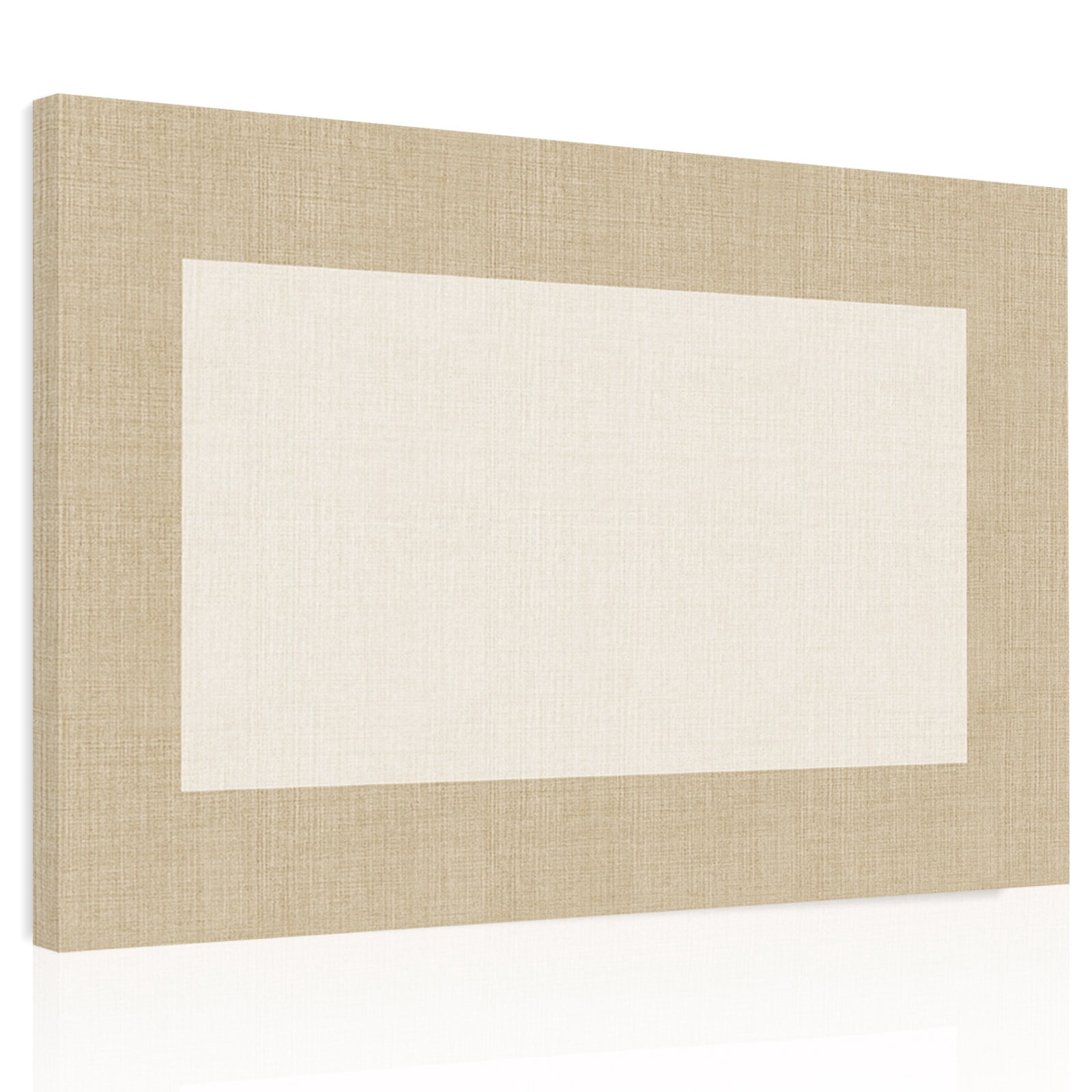 Country Vintage Canvas Print Wall Art, Linen Texture Wall Decor Modern ...
