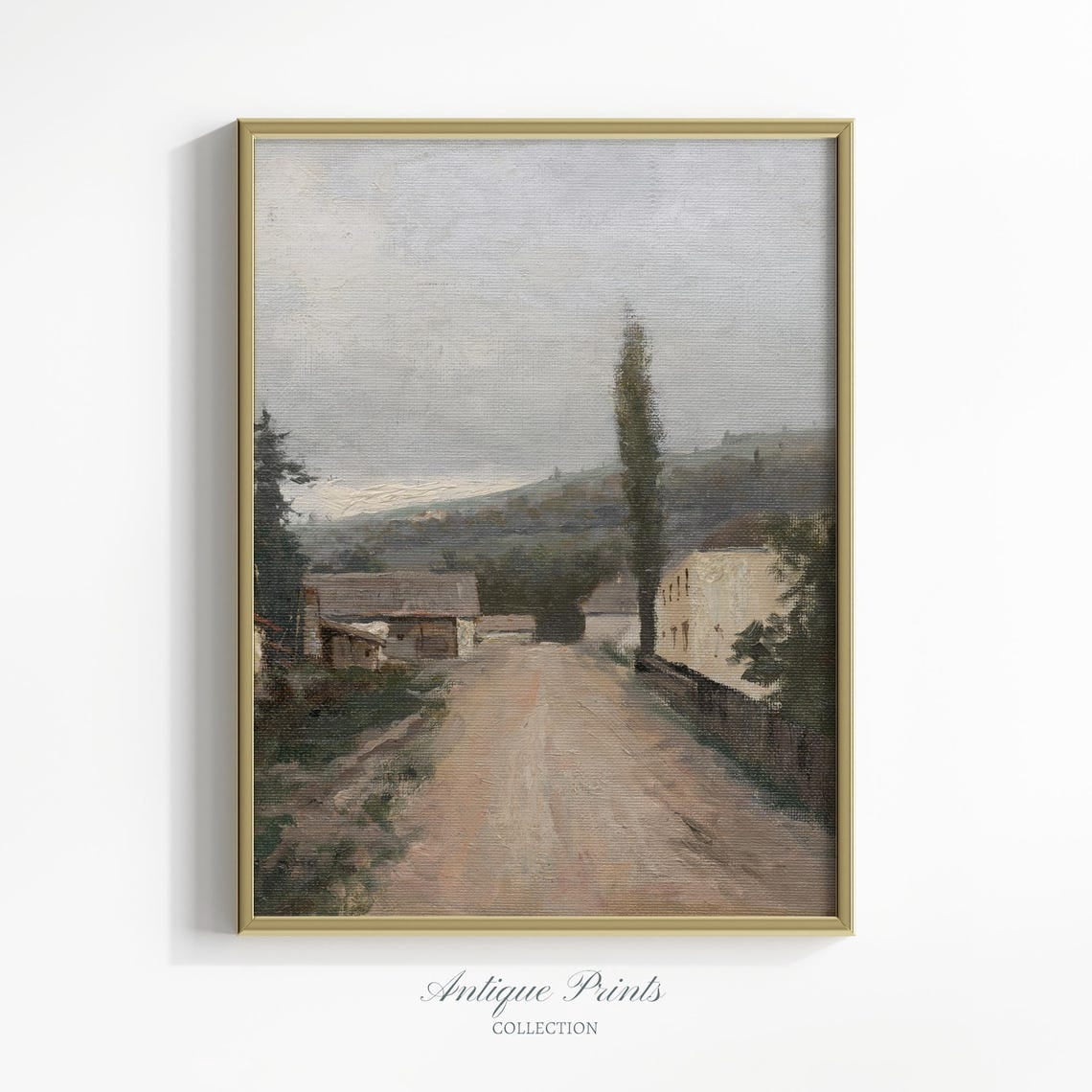 Country Wall Art, Vintage European, Cottagecore, Antique Farmhouse Wall ...