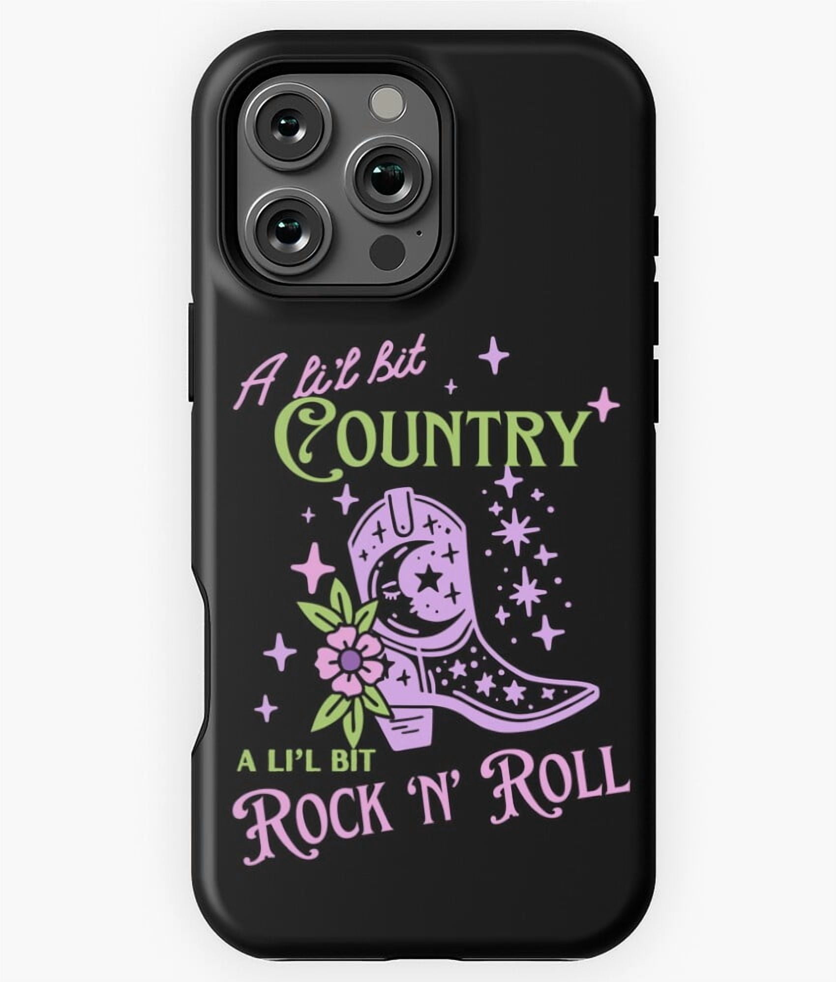 Country and Rock N Roll Music Guitar Vintage Band G248 Compatible Phone Case for iPhone 17, 16 ...