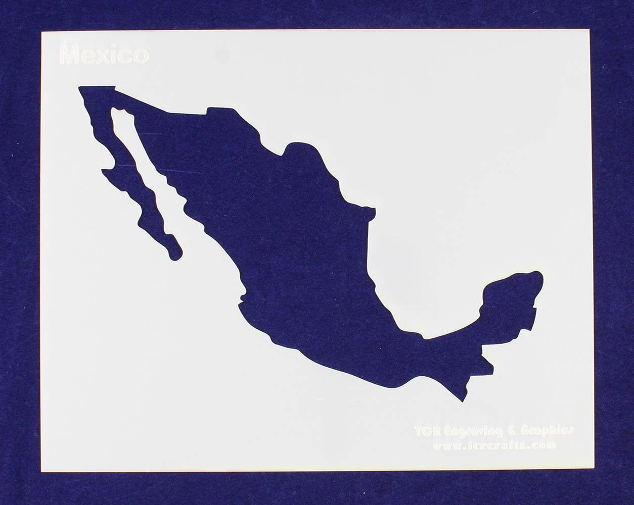 Country of Mexico Stencil 14 Mil 8" X 10" Painting /Crafts/ Templates ...