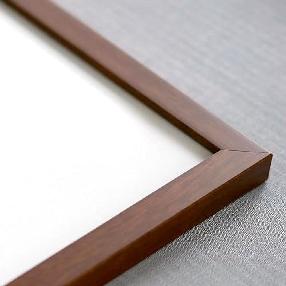 CountryArtHouse 23x47 Frame Brown Mahogany Picture Frame - Solid Wood ...