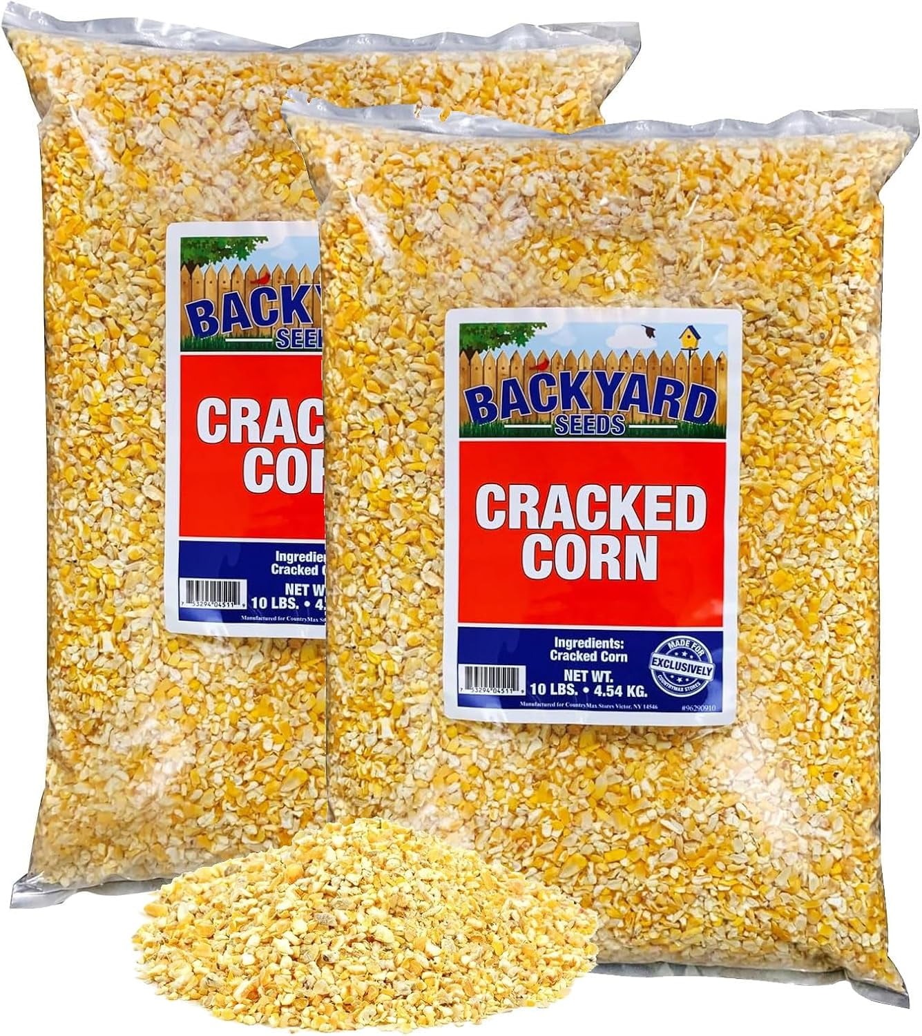 CountryMax Cracked Corn for Deer, Birds, Turkeys, Wildlife, Chickens ...