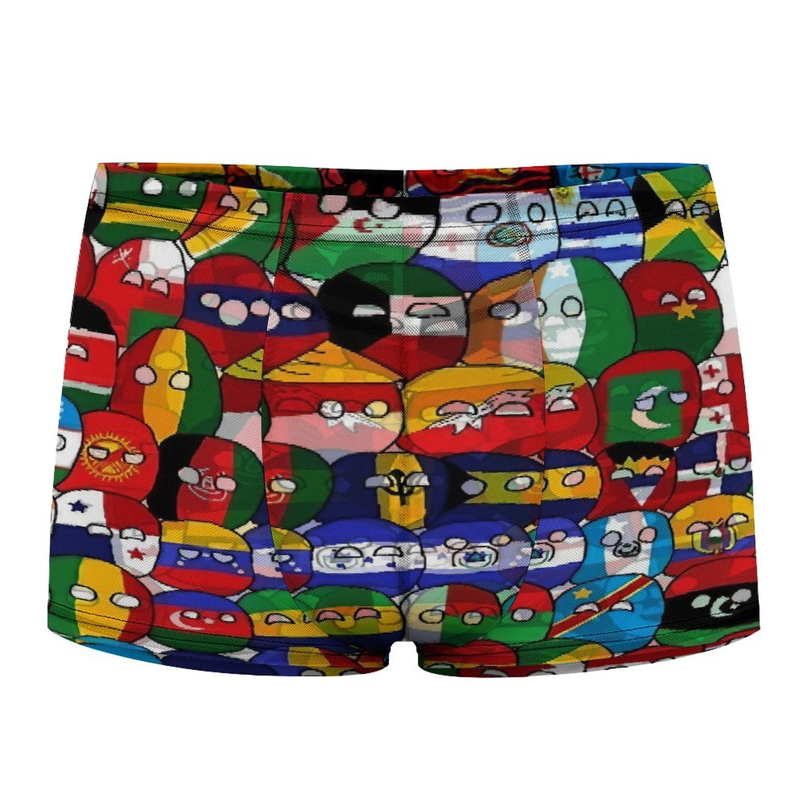 Countryball Men's Mesh Boxer Briefs Cooling Breathable Sports Underwear ...