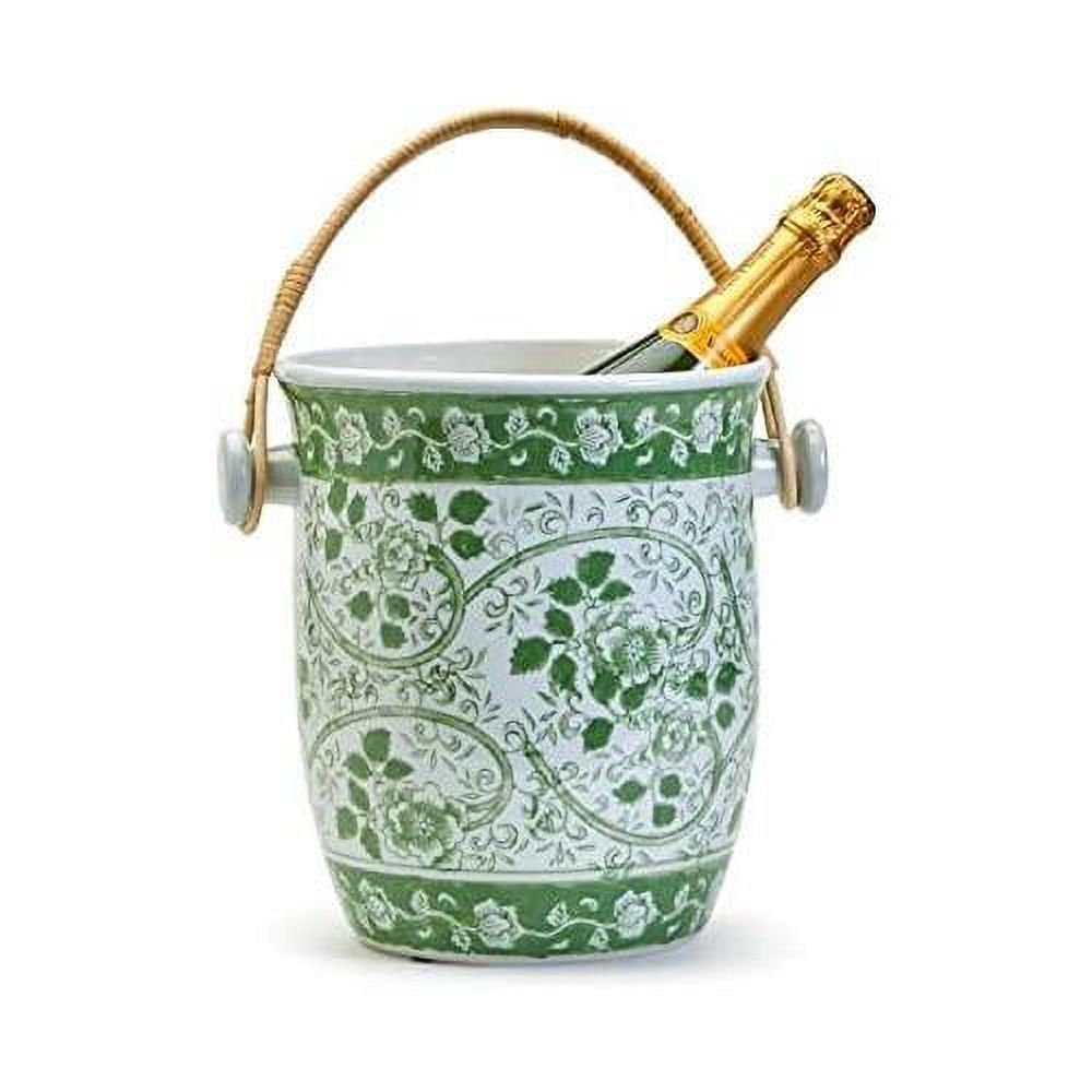 Countryside Cooler Bucket With Woven Cane Handles - Walmart.com