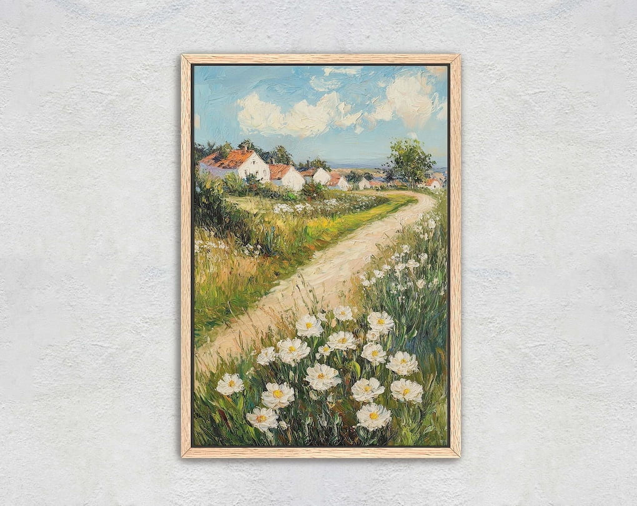 Countryside Painting, Dirt Road, Country Road, Cottagecore ,Decor For ...