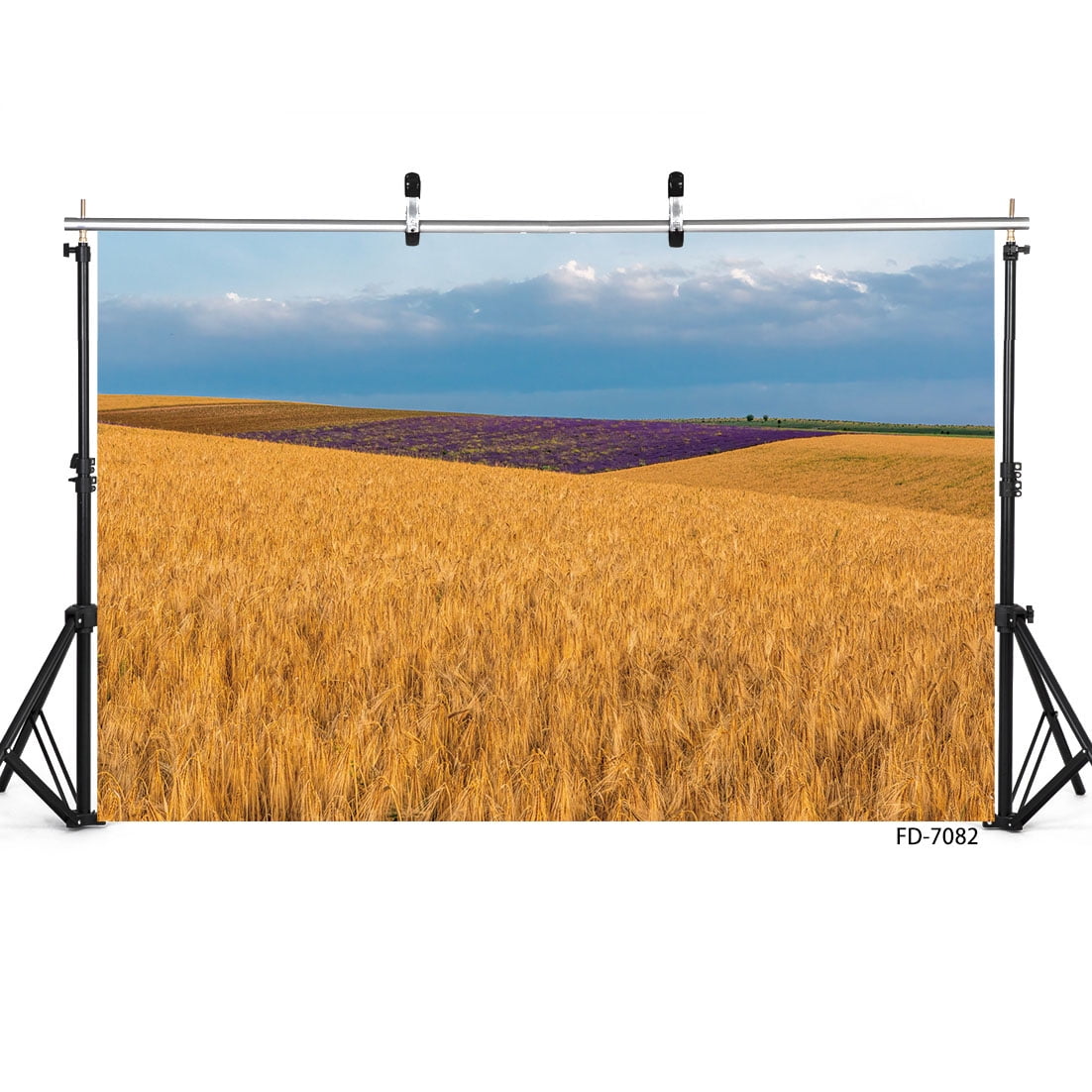 Countryside Wheat Field Harvest Photo Backdrops Vinyl Cloth Backgrounds ...