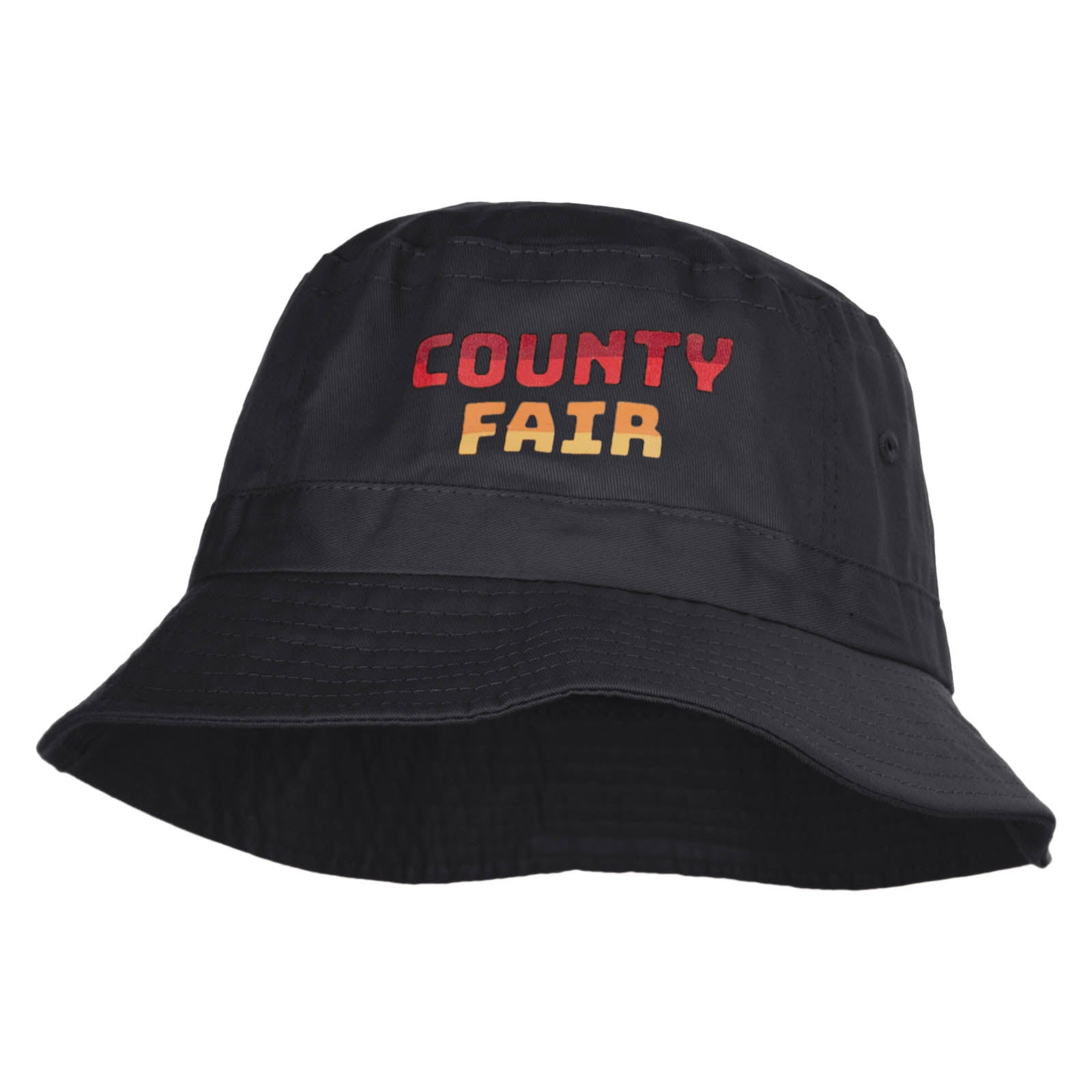 County Fair Heat Transfer Bucket Hat - Black OSFM - Walmart.com