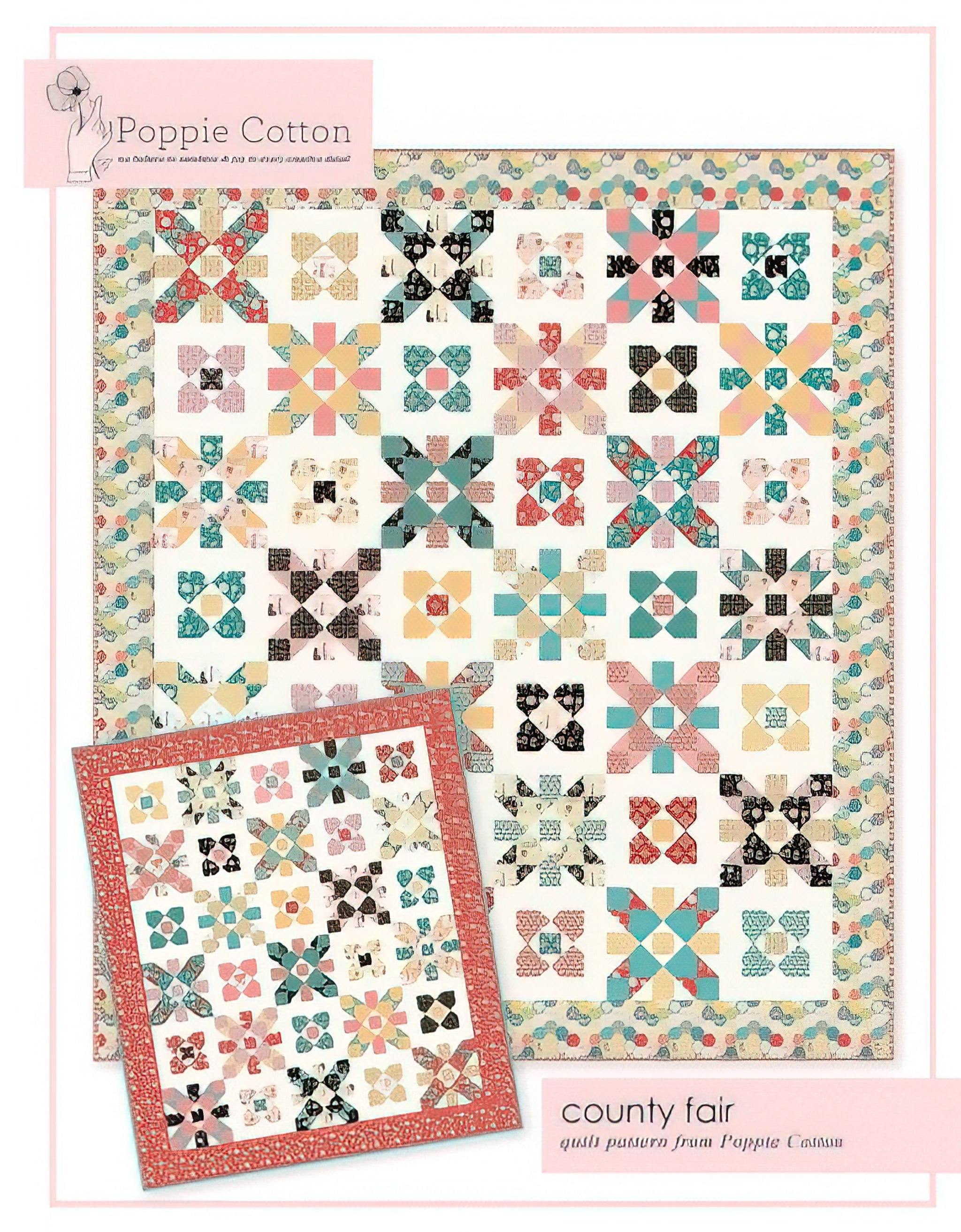 County Fair Quilt Pattern by Poppie Cotton - Walmart.com