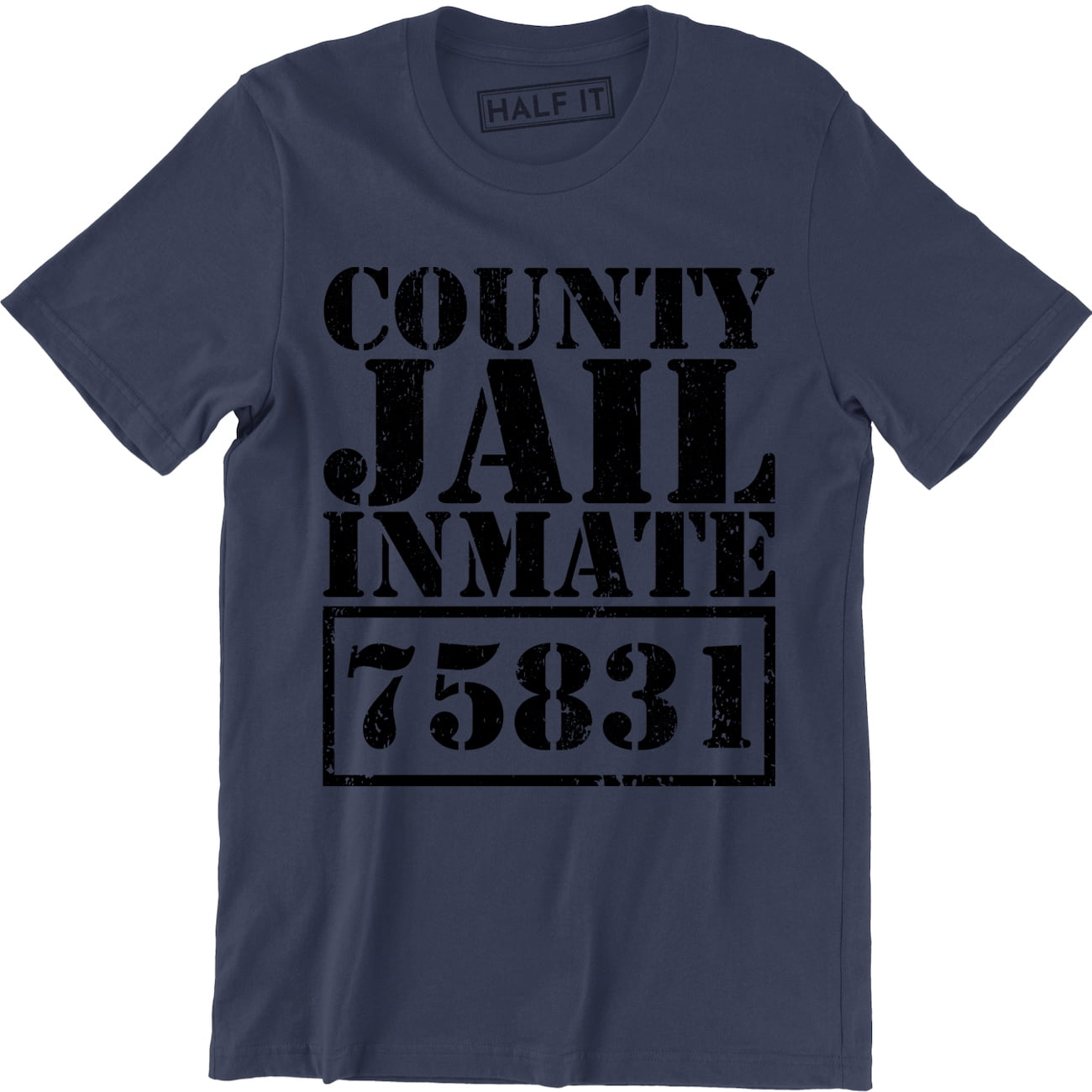 County Jail Inmate - Prison Funny Men's T-Shirt - Walmart.com