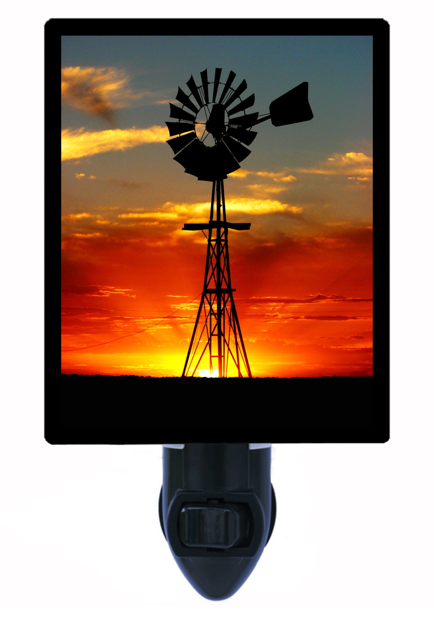 Night Light - Windmill at Sunset. | County Theme, Includes Free ...