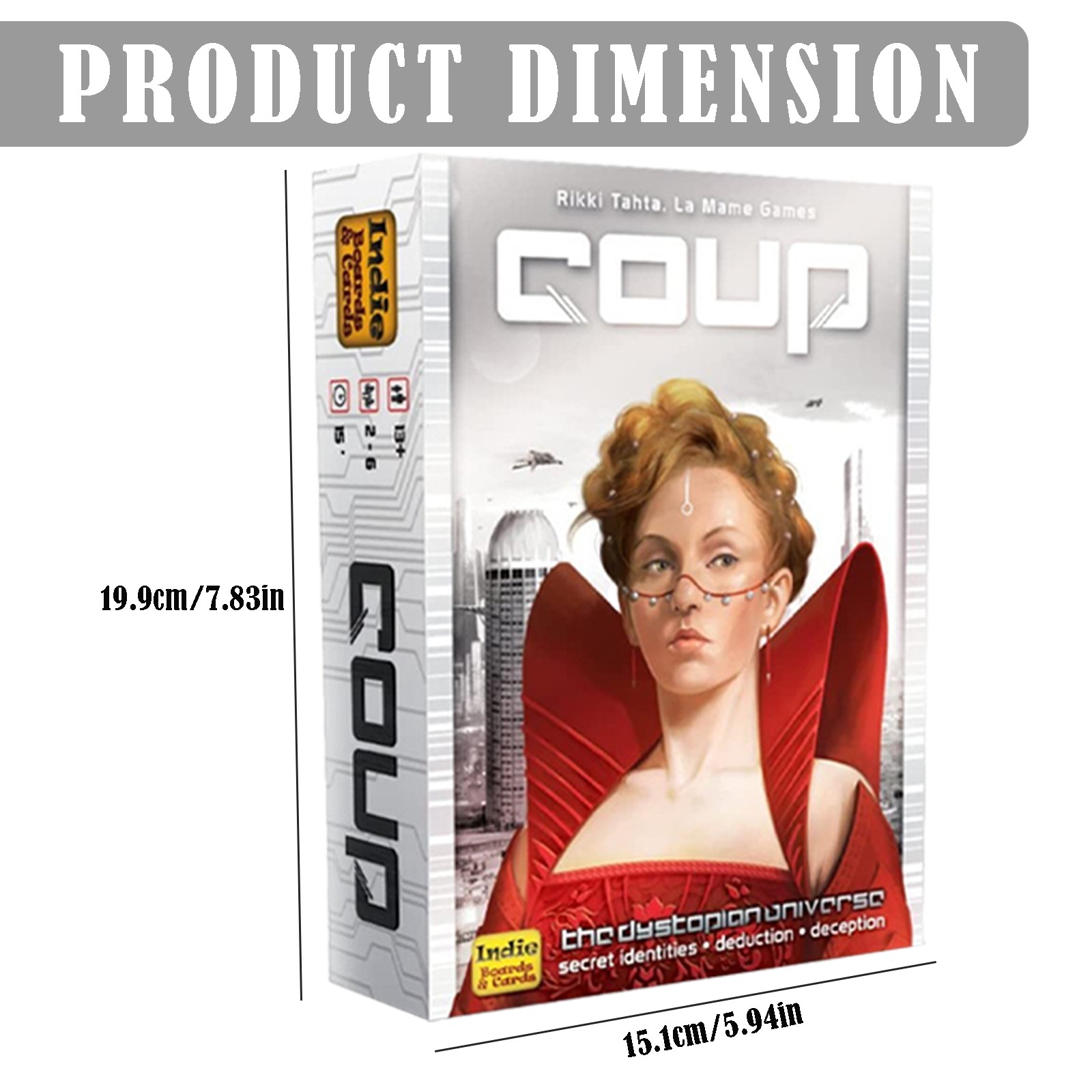 Coup Board Game Coup Card Game Fast Fun Game for 26 Players. Perfect ...