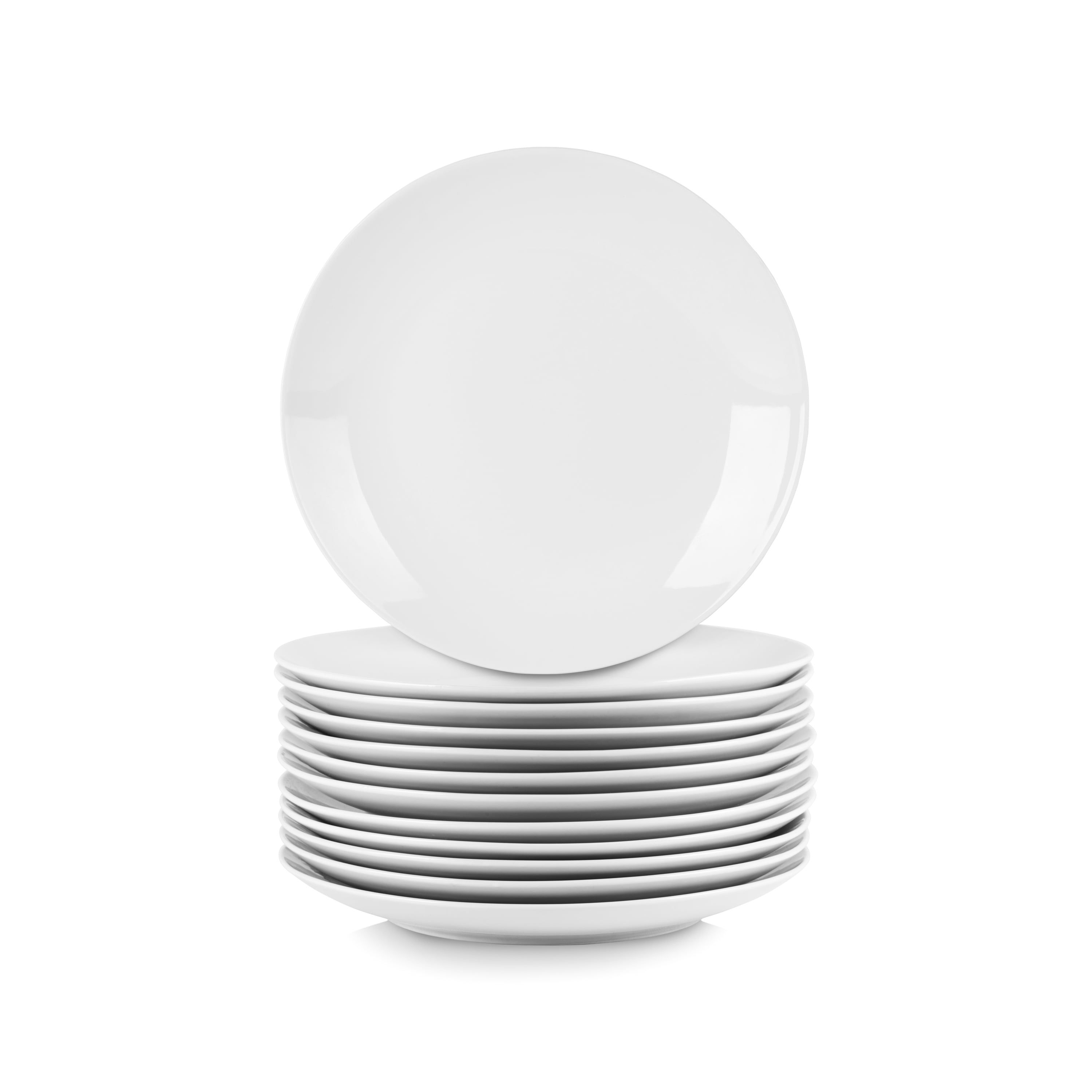 10 Strawberry Street Catering Pack 10.5" Coupe Dinner Plates - Set of ...