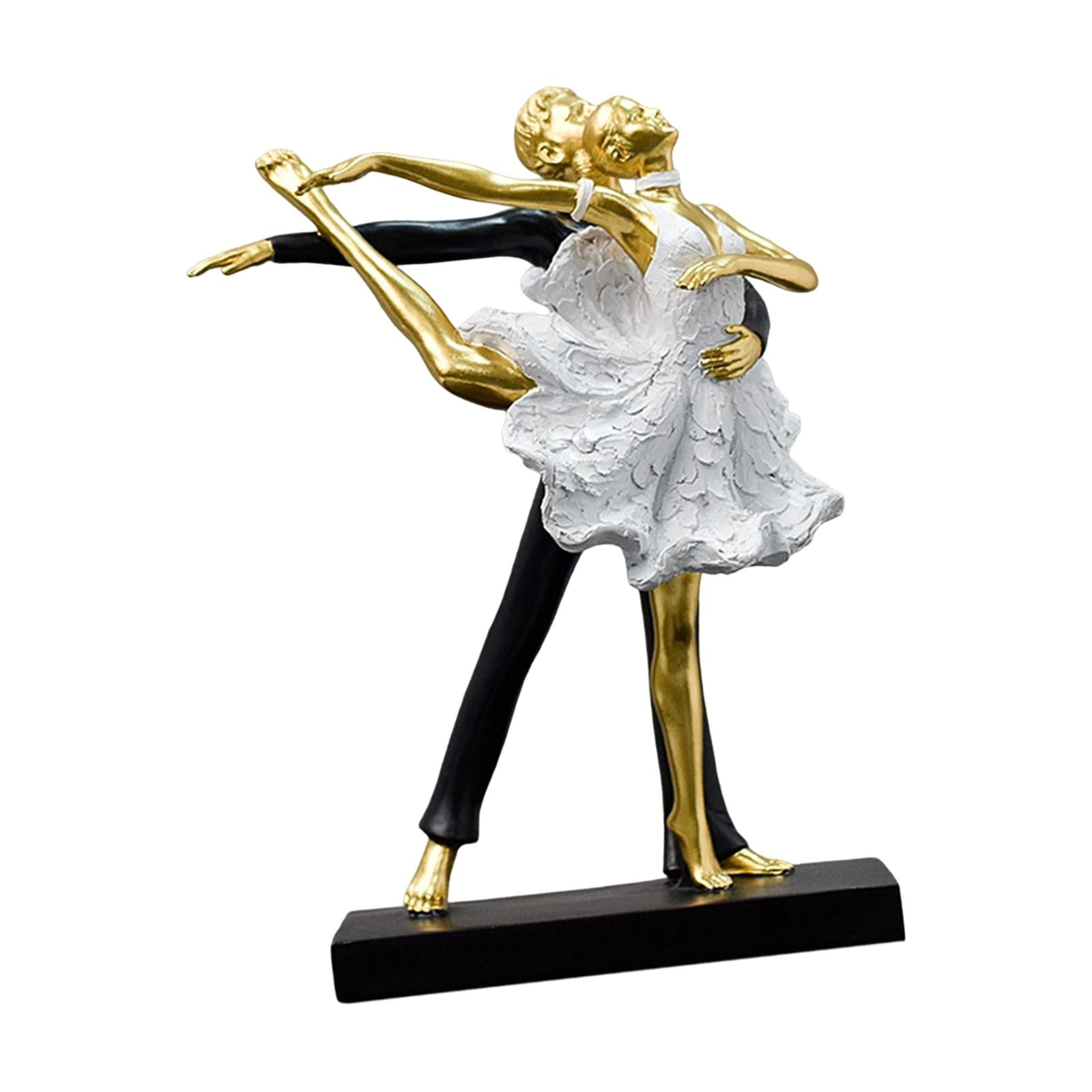 Couple Dancing Sculpture Ornament for Engagement Desktop Ballroom ...