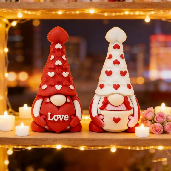 Couple Dwarf Decorative Ornament - Whimsical Housewarming Gift ...