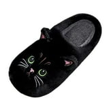 Couple Fall And Winter Cotton Slippers Cat Cartoon Cute Plush Slippers ...