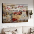 Couple Hummingbird Flower Boat River - Faith Hope And Love Landscape ...