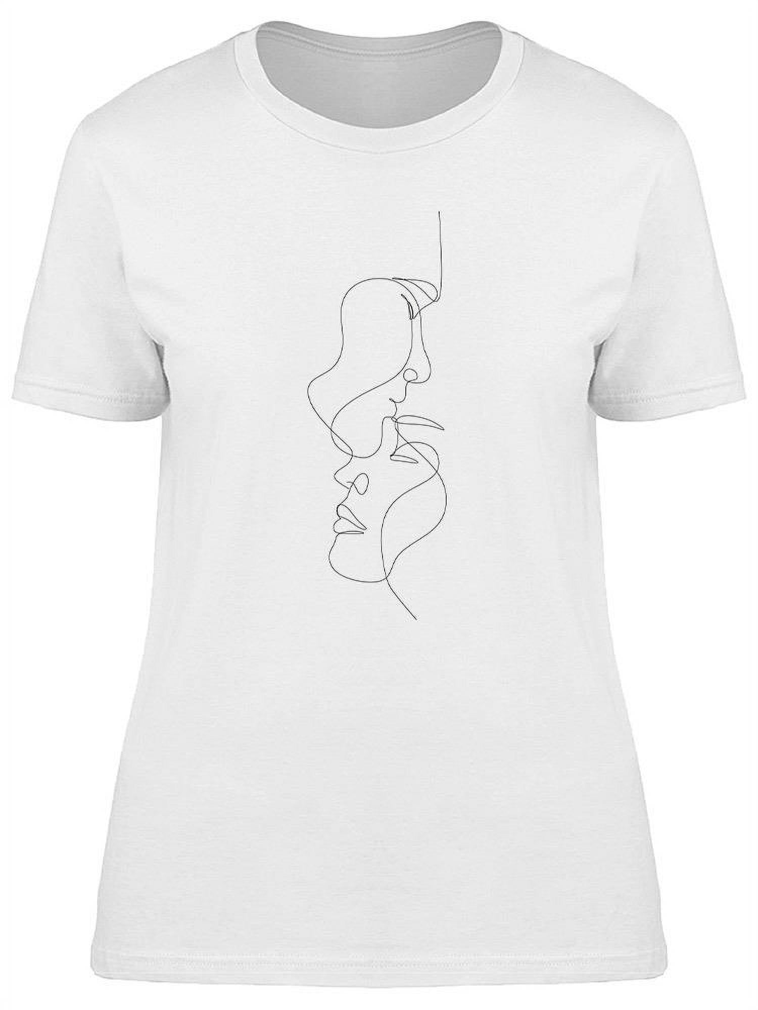 Couple In Love Design T-Shirt Women -Image by Shutterstock, Female ...