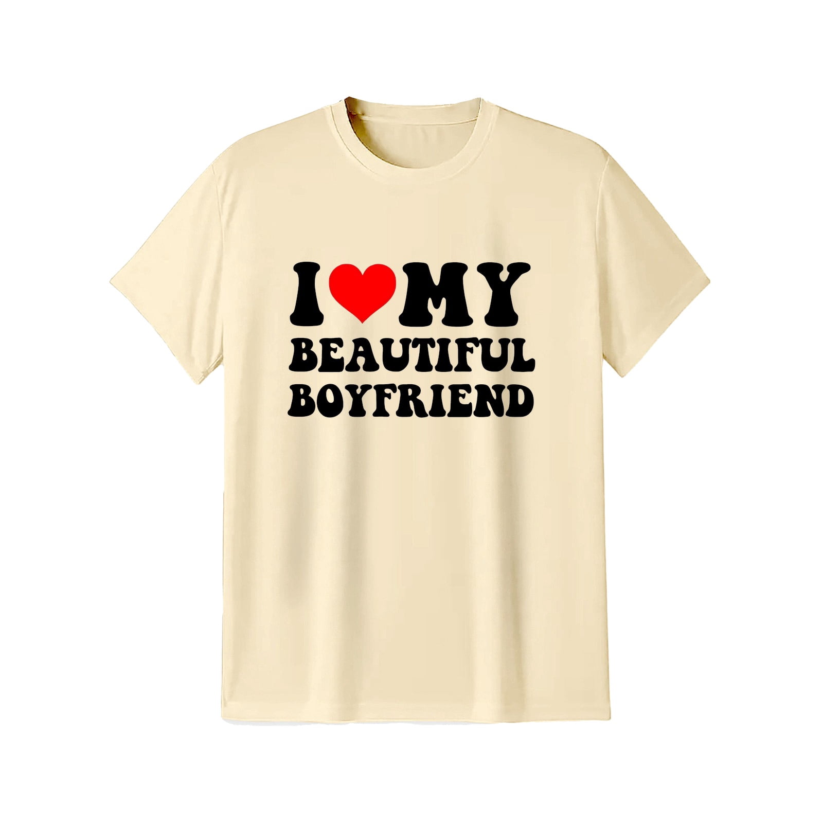 Couple Love Tshirt with I Love My Beautiful Boyfriend Graphic Love ...