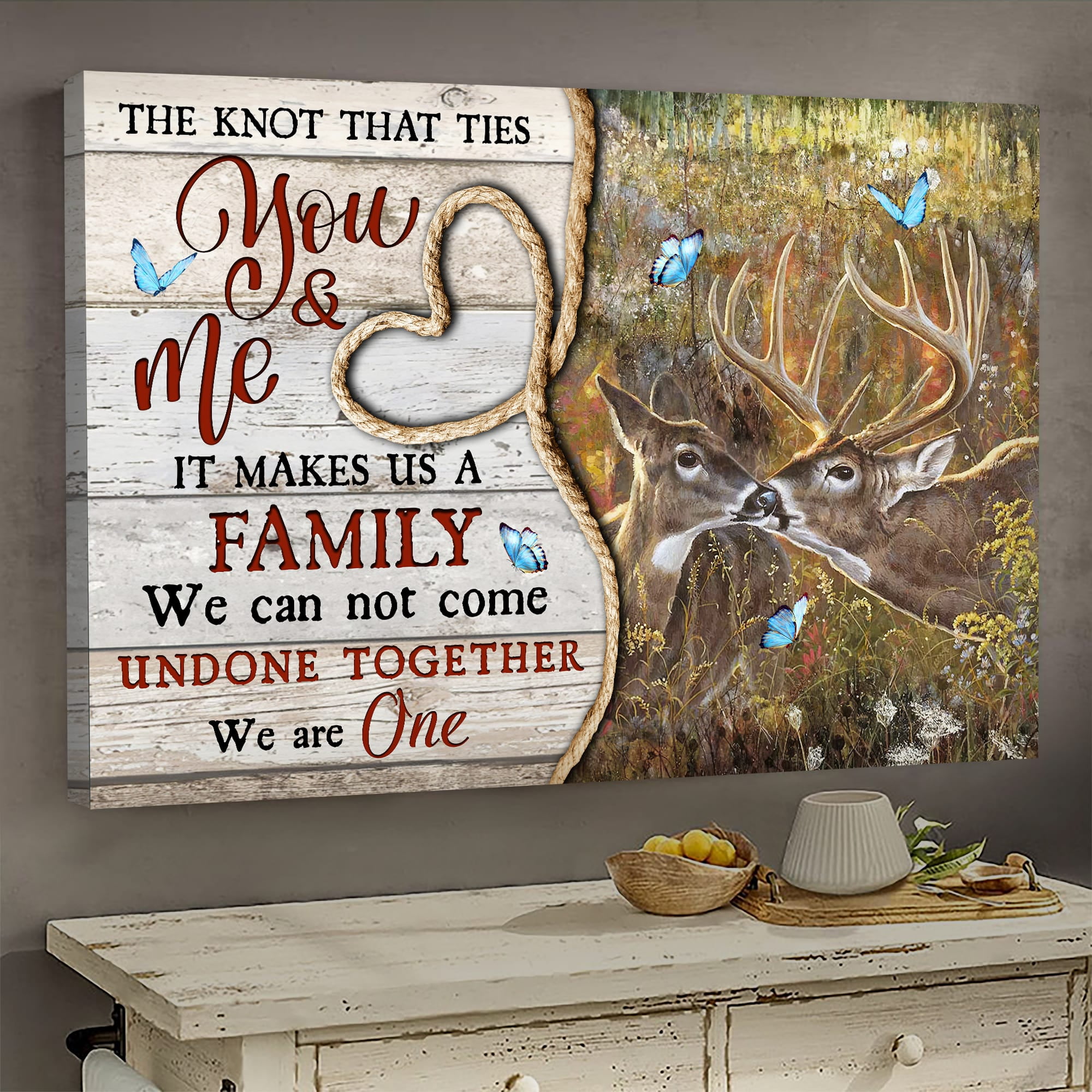 Couple, Marriage, Deer - The Knot Ties You & Me Makes Us Family ...