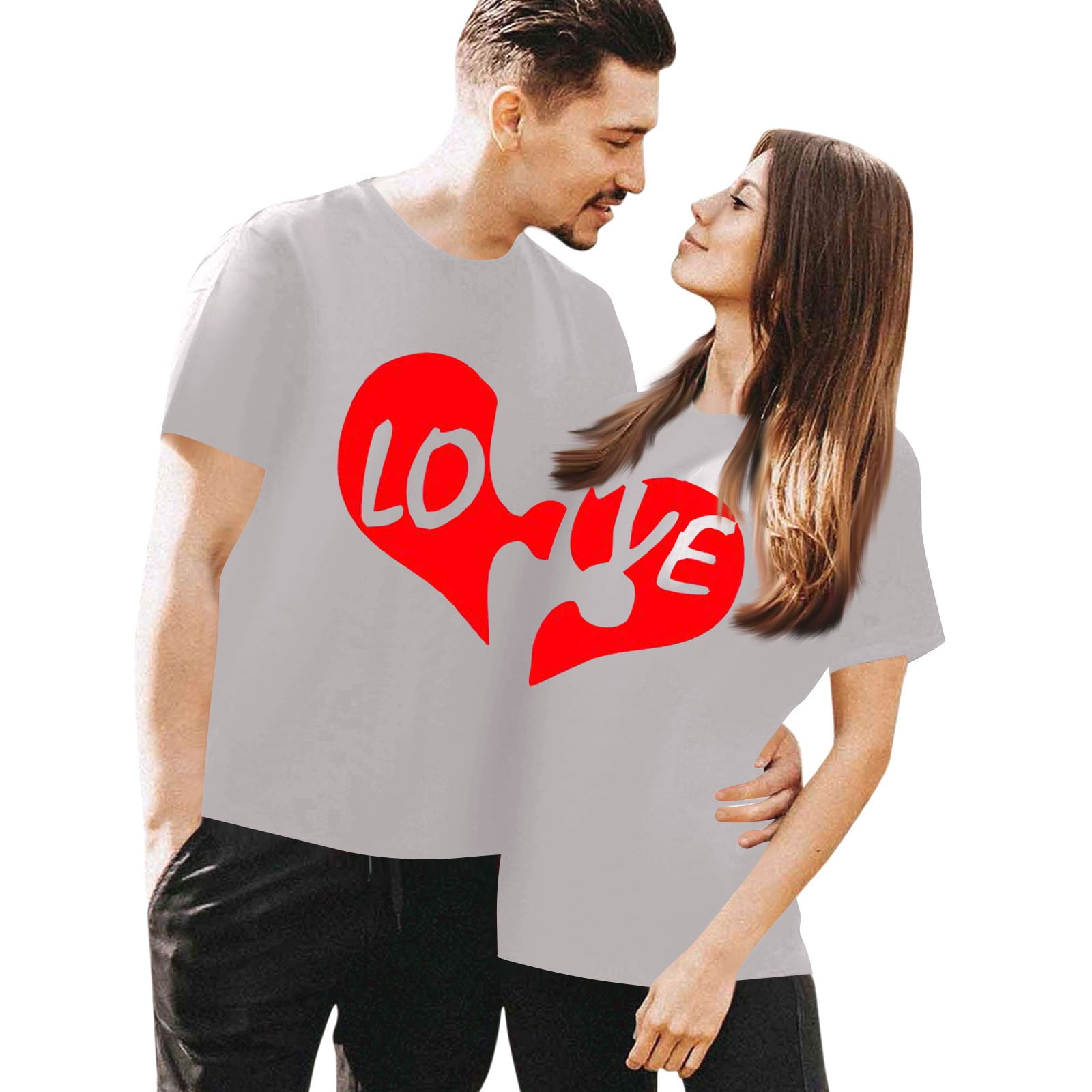 Couple Matching Shirts LOVE Shirts Matching Boyfriend and Girlfriend ...
