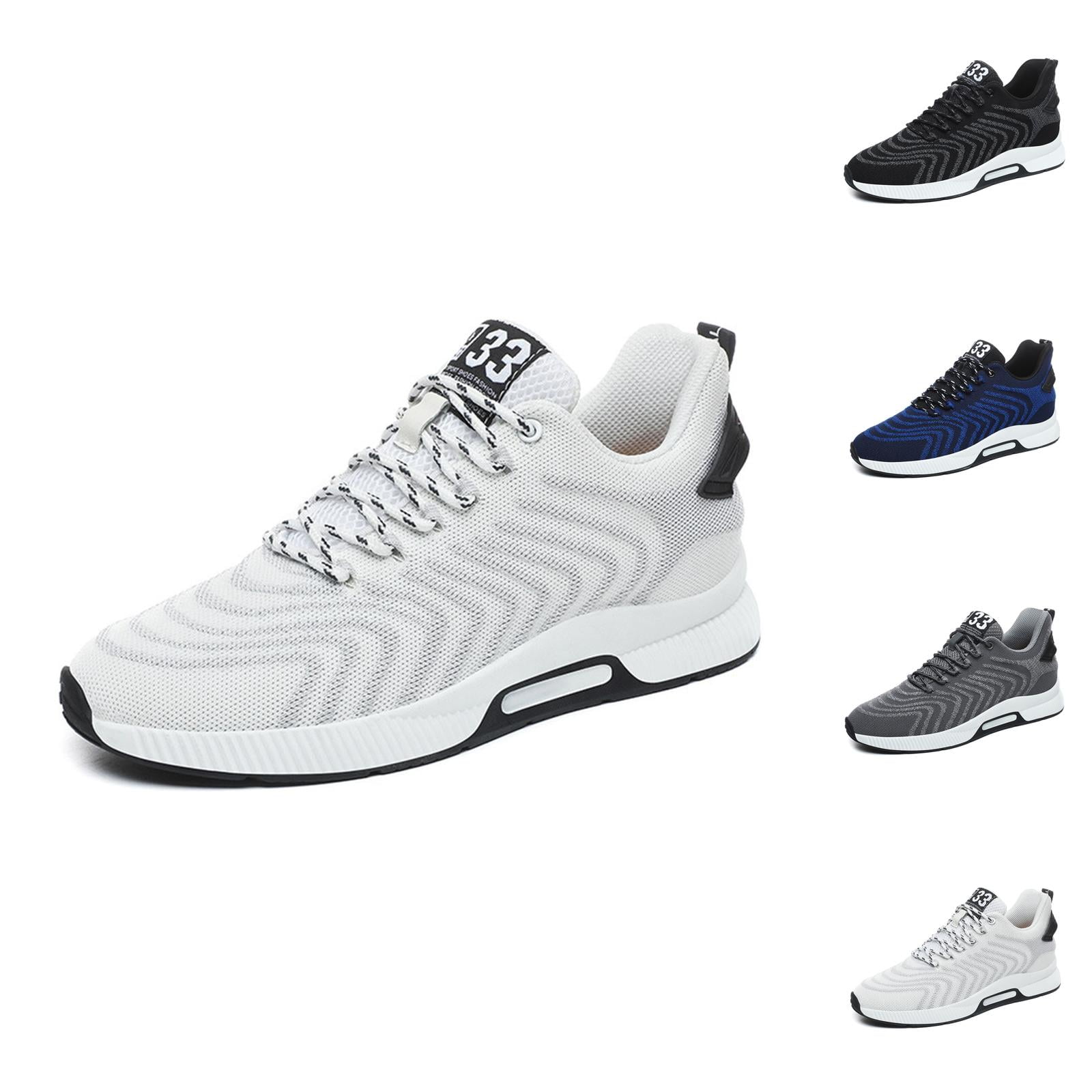 Couple Men's Elevator Shoes Men's Casual Mesh Trainers Lightweight ...