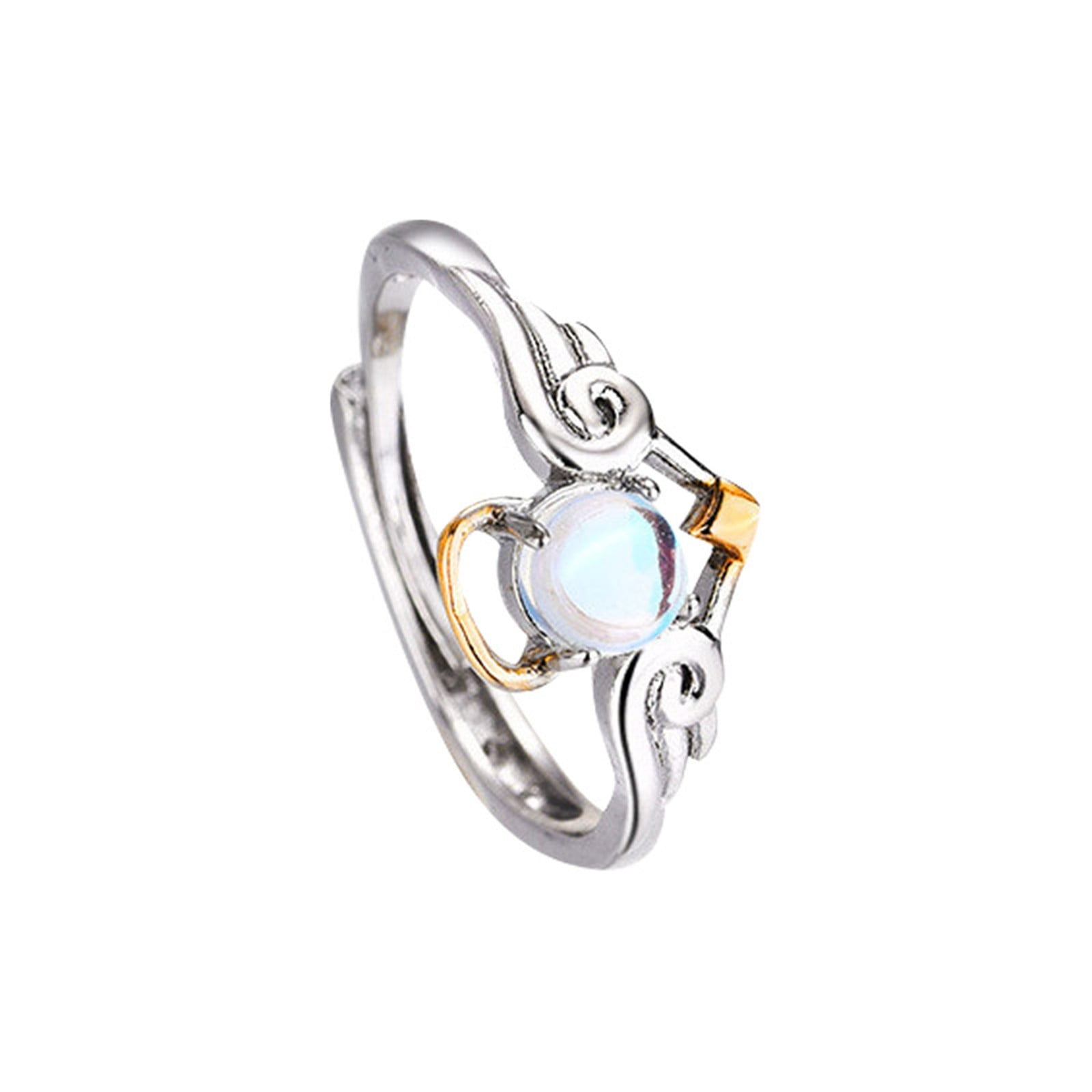 Couple Rings Creative Couple Rings Open Adjustable Rings Present ...