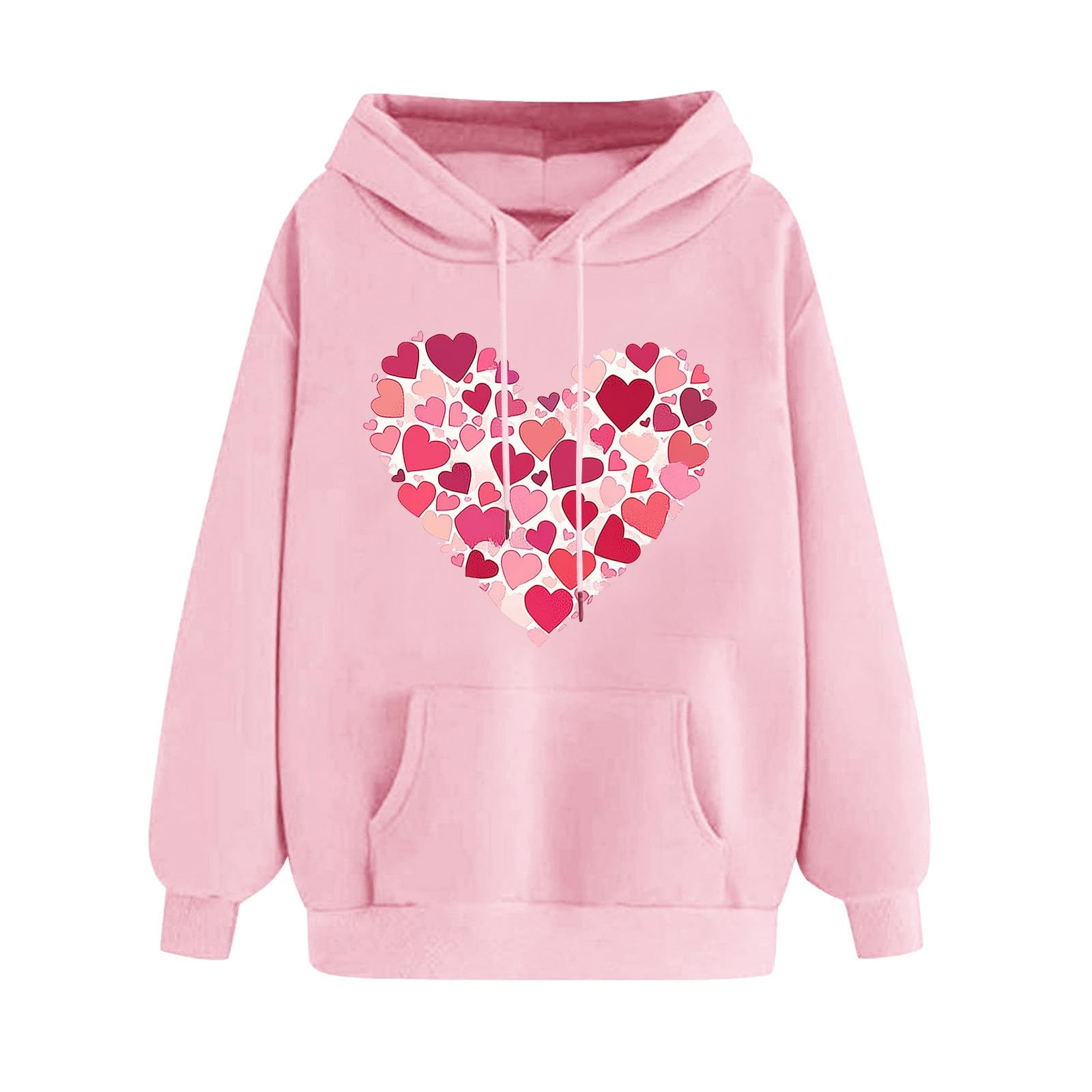 Couple Shirts Valentine'S Day Heart Shaped Cute Long Sleeved Fashion ...