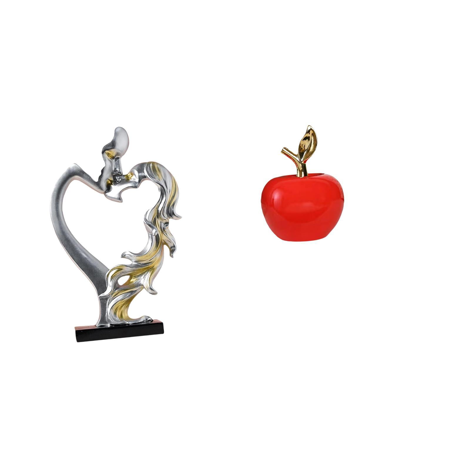 Couple Statue Figurine Ornament Ceramic Material Artistic Decor for ...