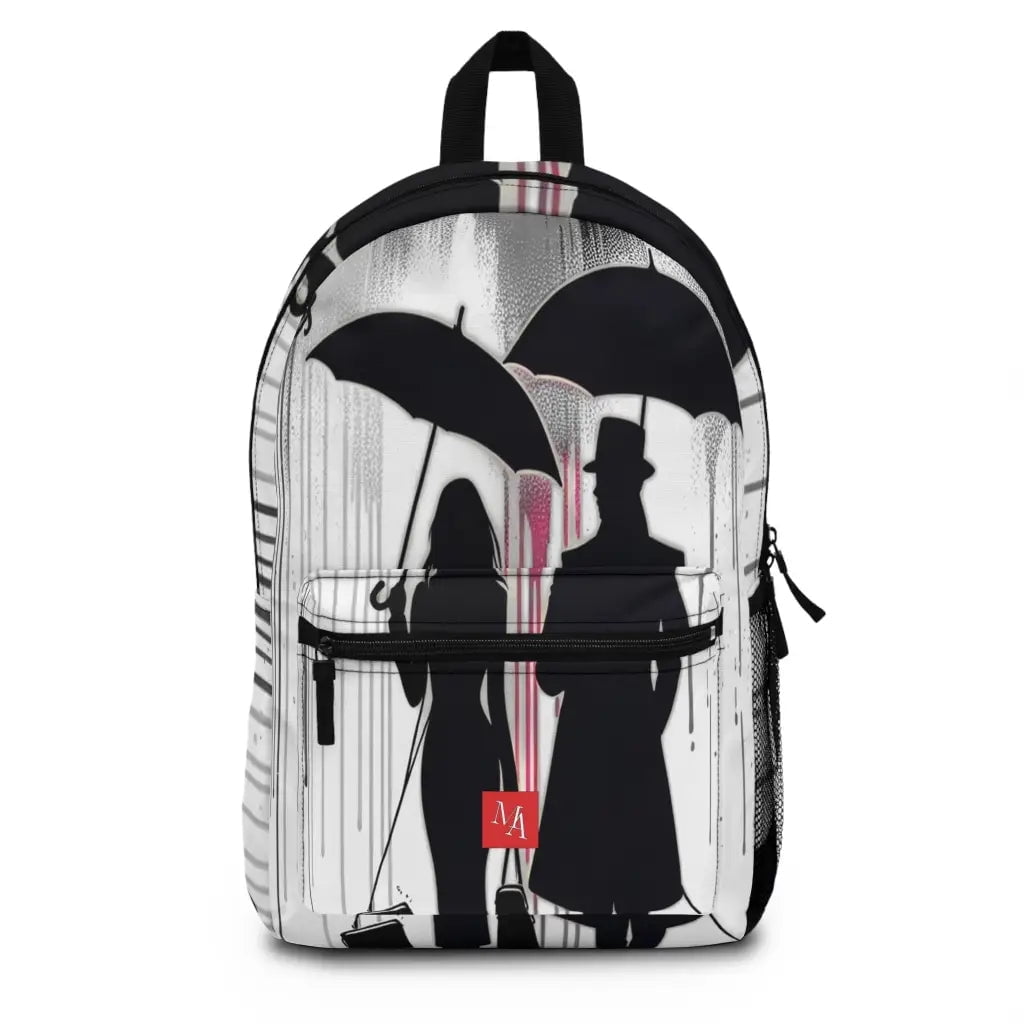 Couple Strolling in a Colorful Street Scene- Backpack - Walmart.com