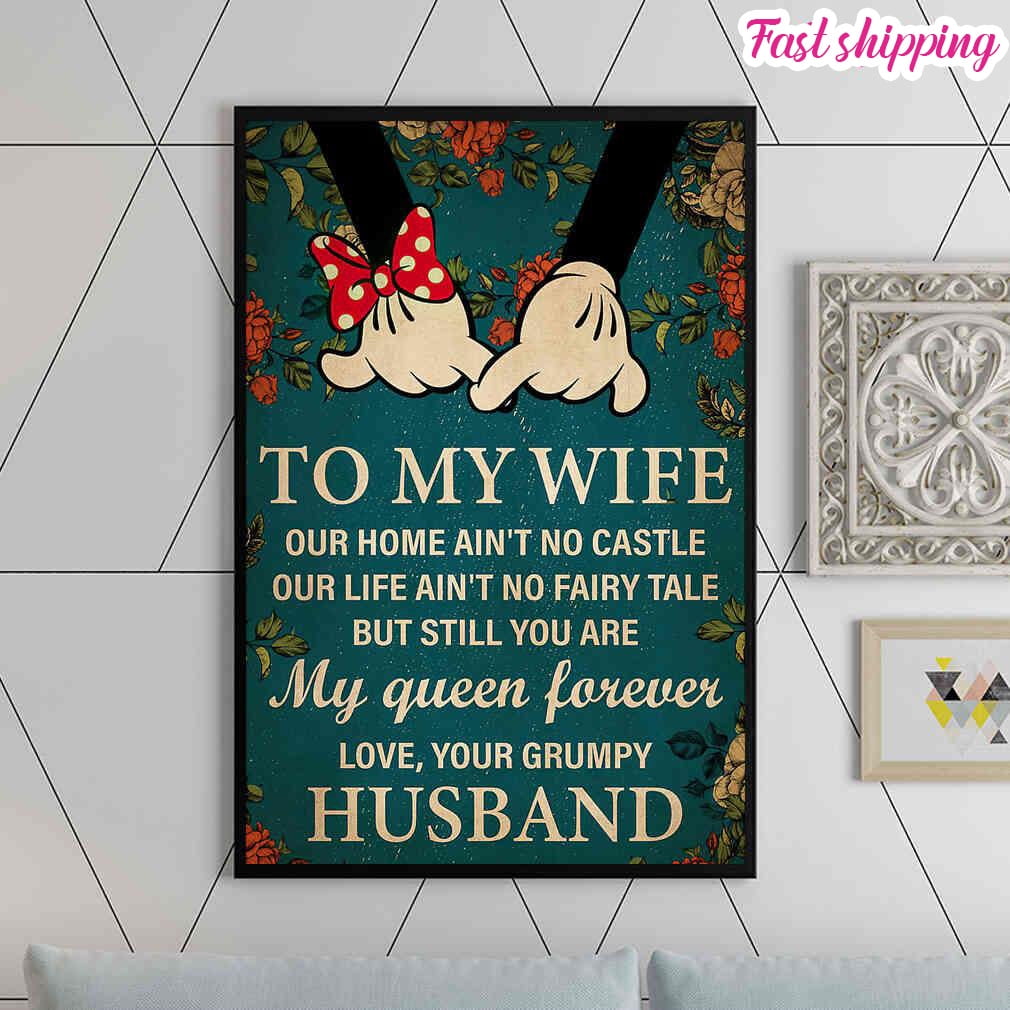 Couple To My Wife You Are My Queen Forever Poster Prints Poster Wall ...