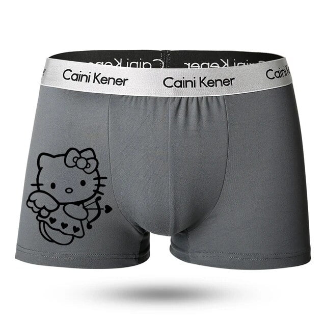 Couple Underwear Anime Hello Kitty Cute Double Layered Thin Thong ...