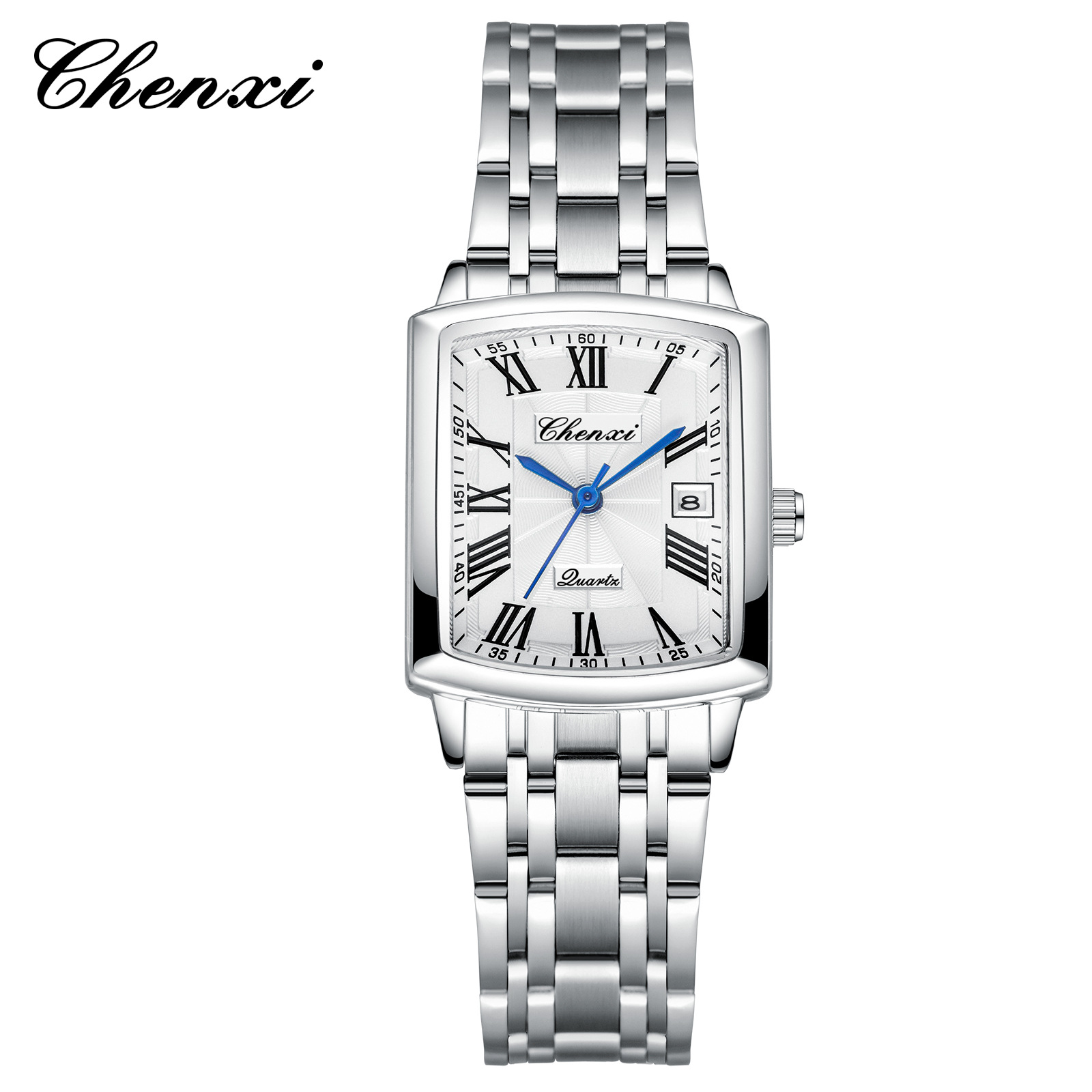 Couple Watches Casual Calendar Quartz Watch Business Fashion Women Men ...