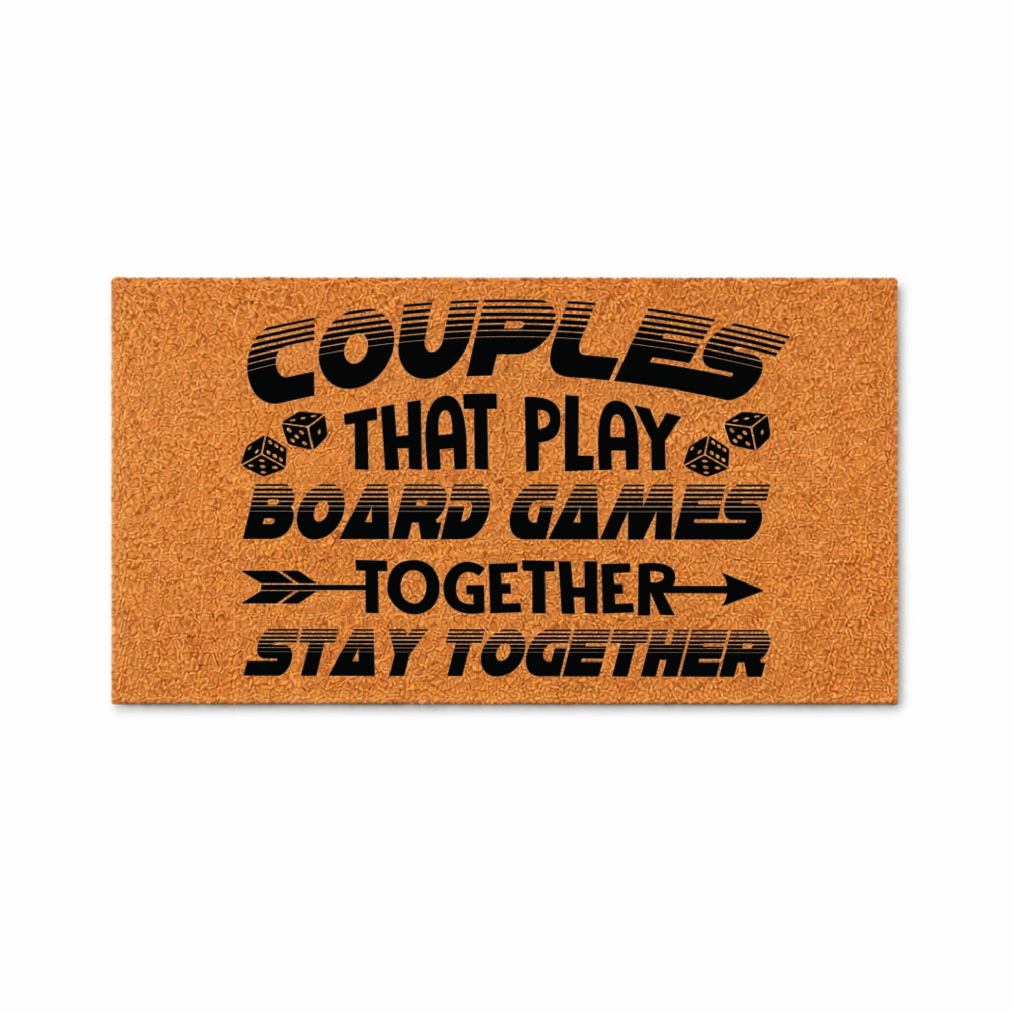 Couples That Play Board Games Together Stay Together Doormat, Funny ...