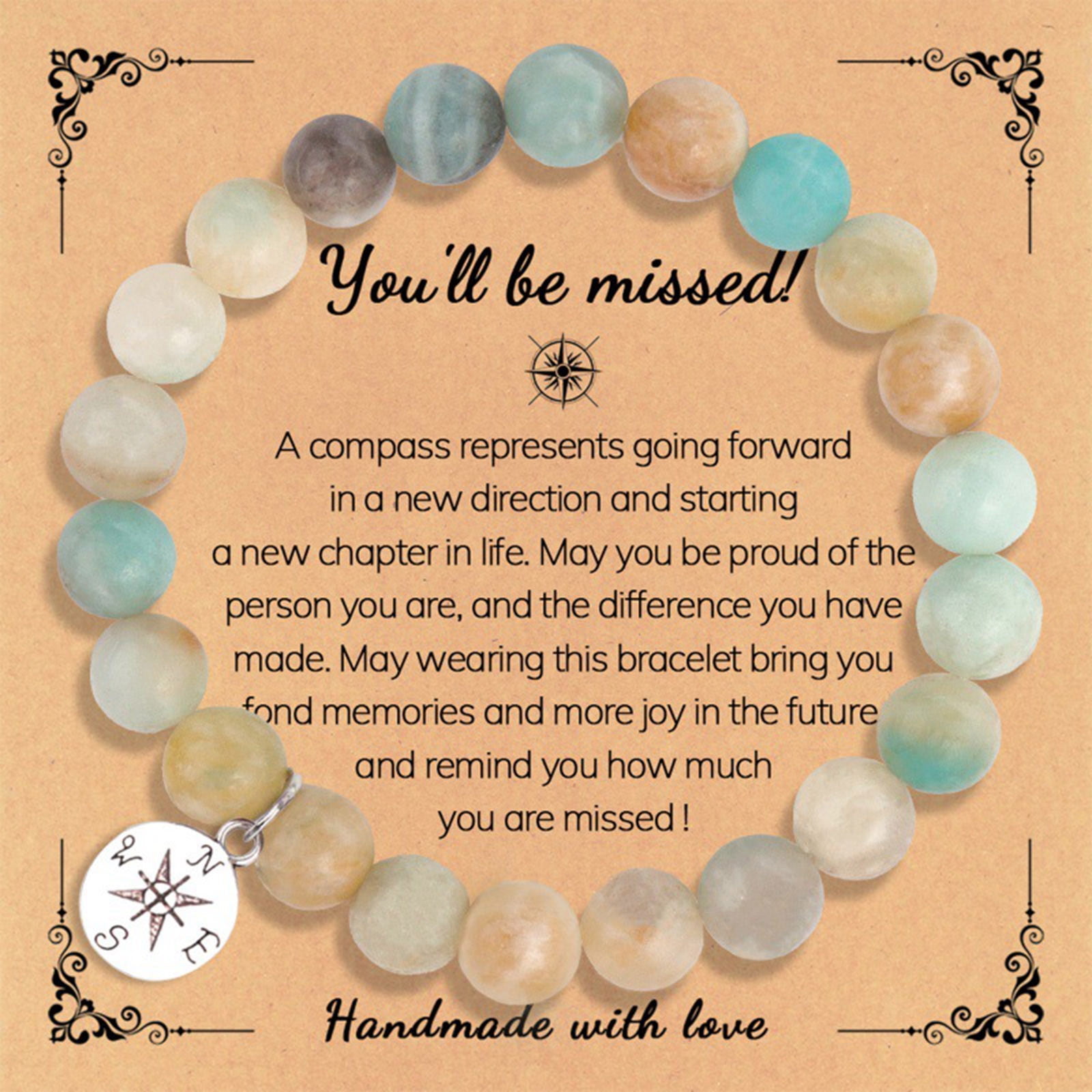 Couples Bracelets Natural Stone Beads Healing Crystals Stretch Bracelet ...