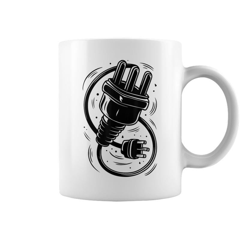 Couples Costume Halloween Electrical Outlet Plug And Socket Coffee Mugs ...