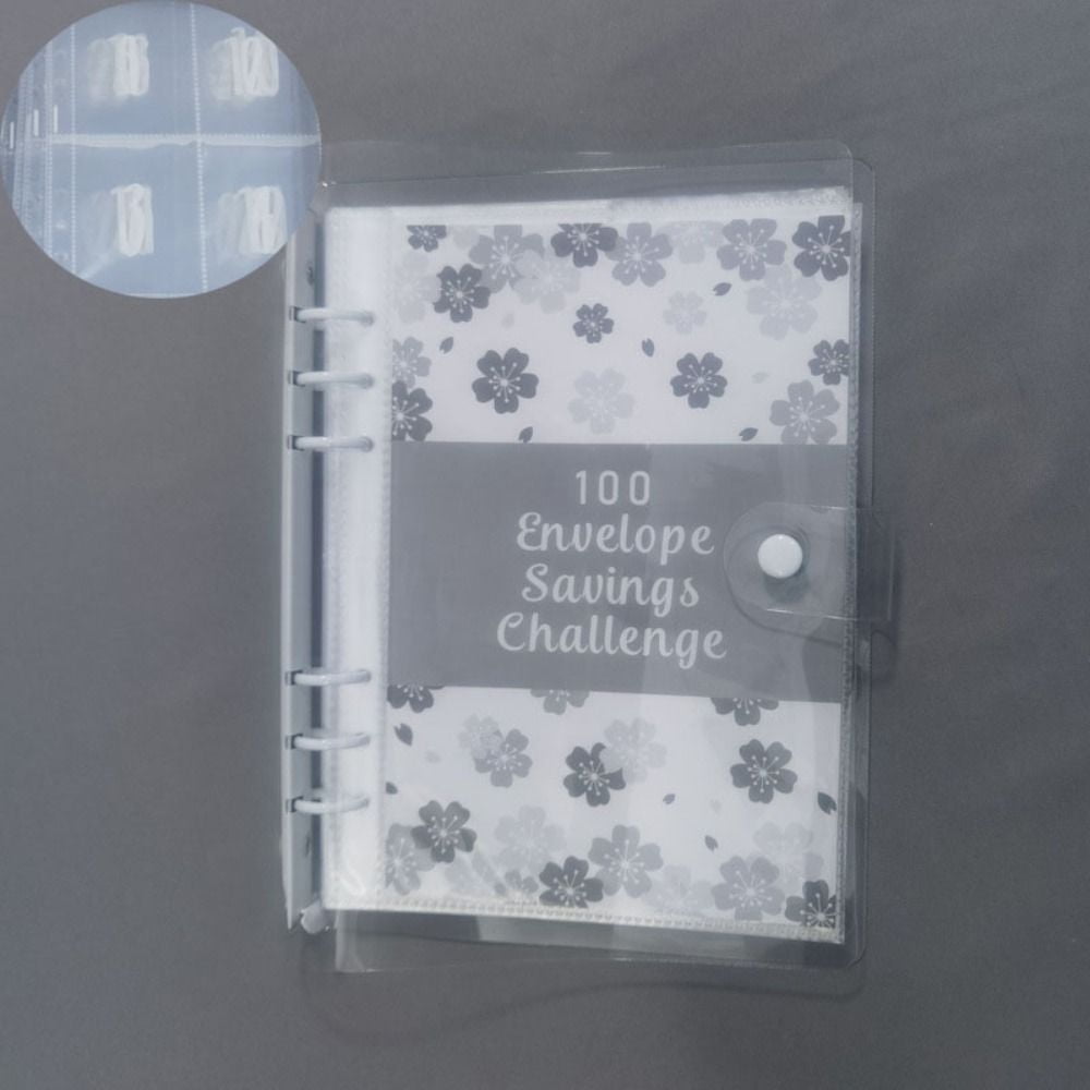 Couples Funny Save Money Challenge Binder Reusable PVC Mini Binder ...