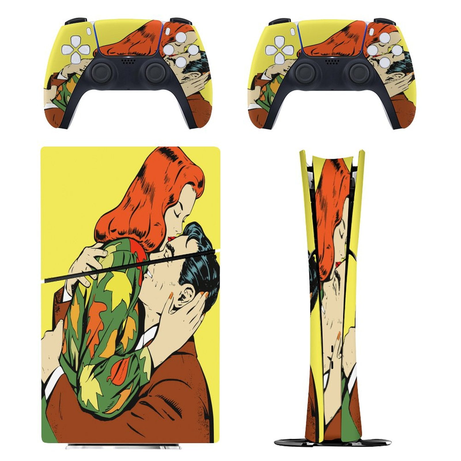 Couples, Kisses PS5/PS5 Slim Digital Disc Skin Sticker For Console And ...