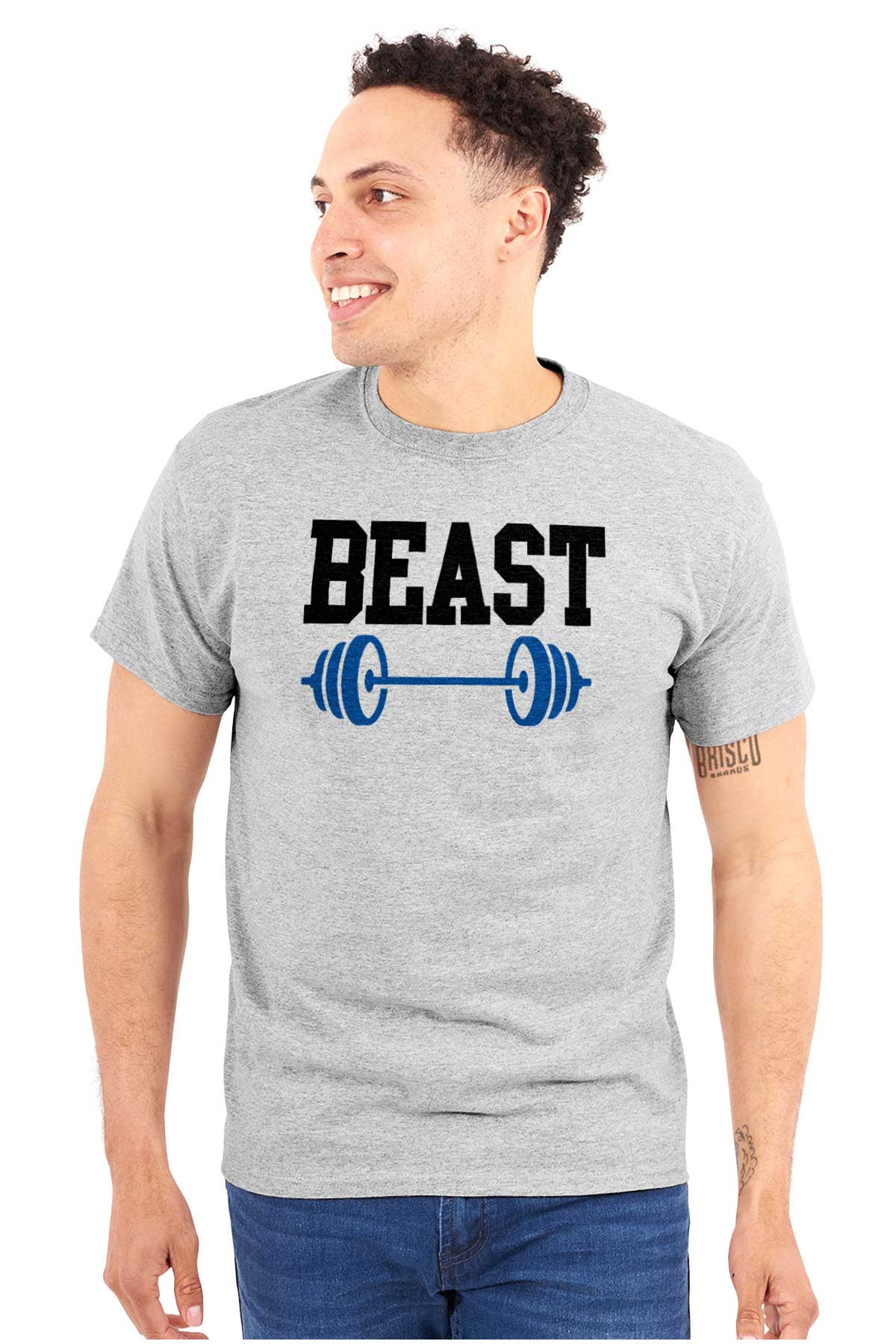 Couples Matching Set Cute Workout Men's Big & Tall Crewneck Graphic Tee ...